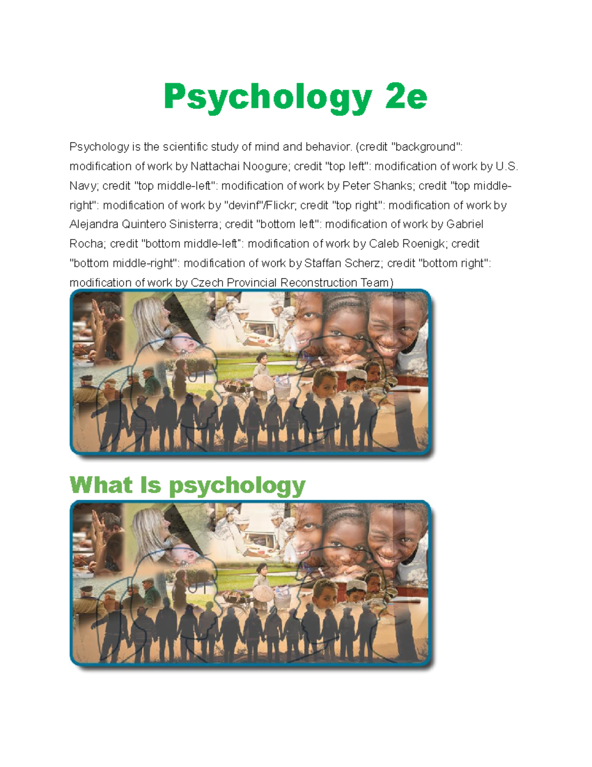 Psychology 2e powerpoint 1 - Psychology 2e Psychology is the scientific ...