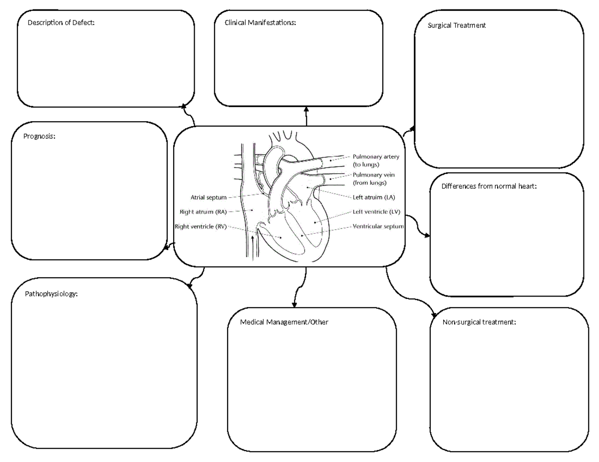 Pediatric+Heart+Defects+Concept Map-2+%281%29 - NUR 254 - Clinical ...