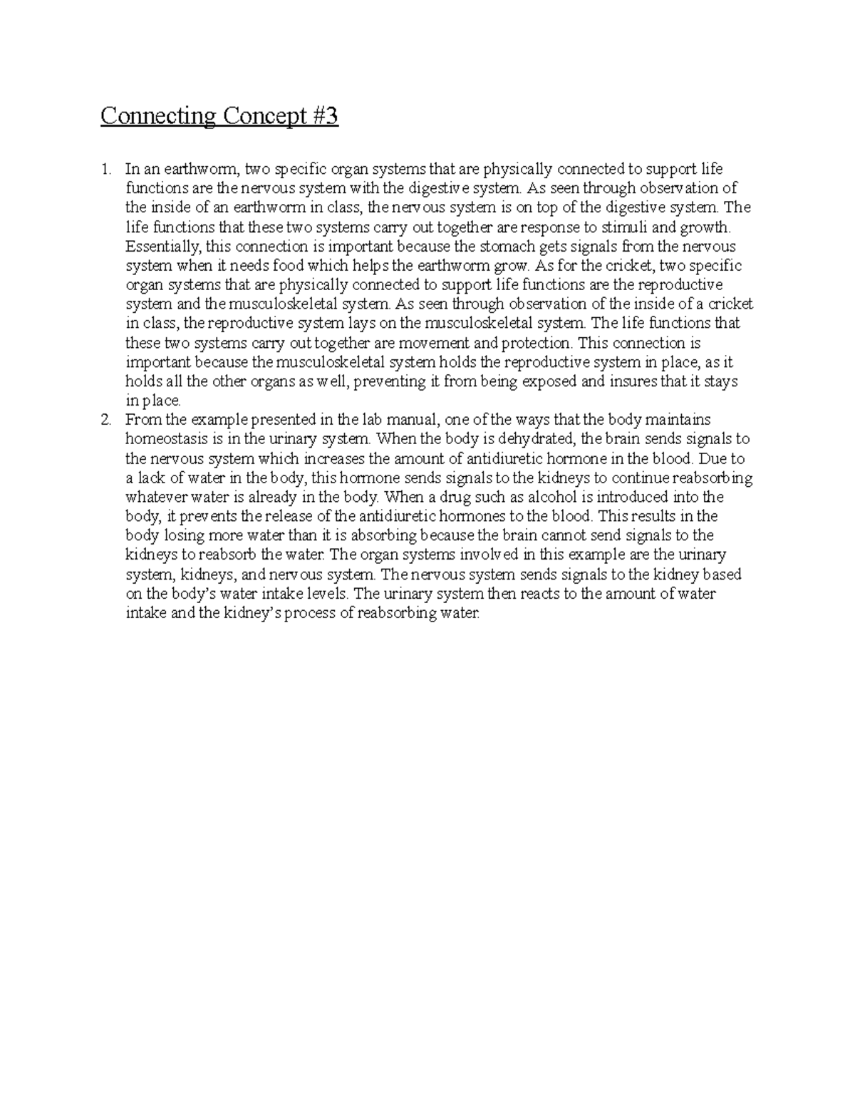 Connecting Concept 3 - Mandatory assignment - Connecting Concept 1. In ...