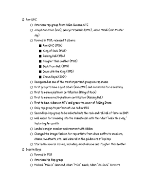 [Solved] Write a brief two paragraph essay about one rap record label ...