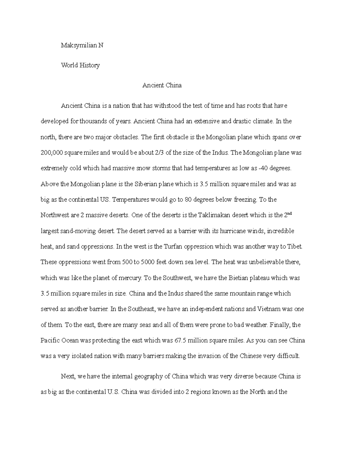 Ancient China - Maksymilian N World History Ancient China Ancient China ...