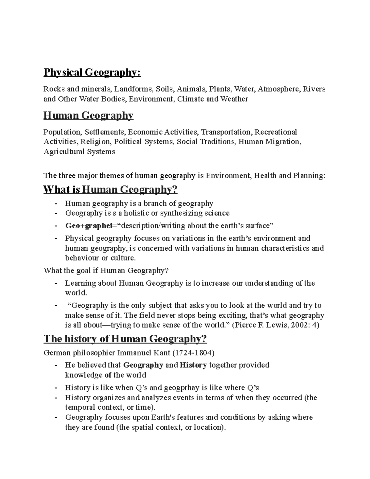 Envrionmental Geography - Physical Geography: Rocks and minerals ...
