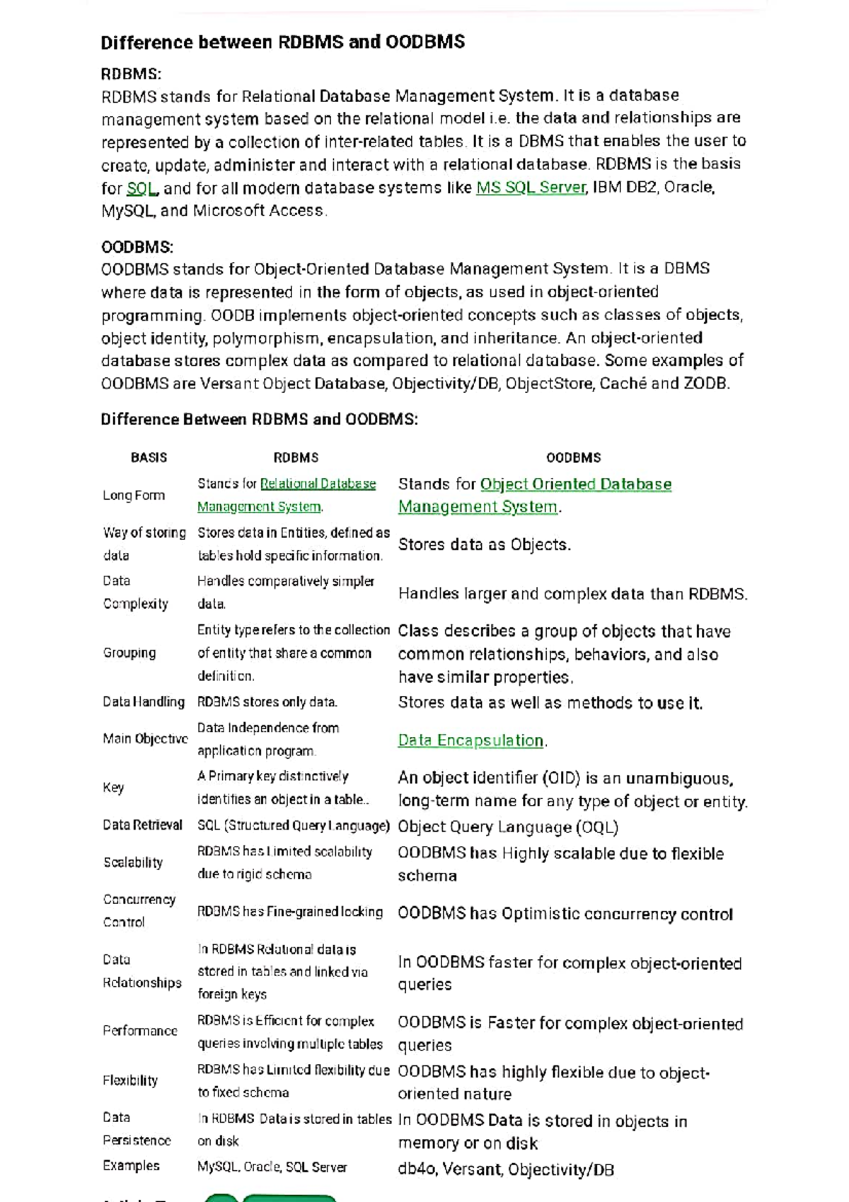 Adbms UNIT 2 (PART 3) - Advance database management system - Bechalor ...