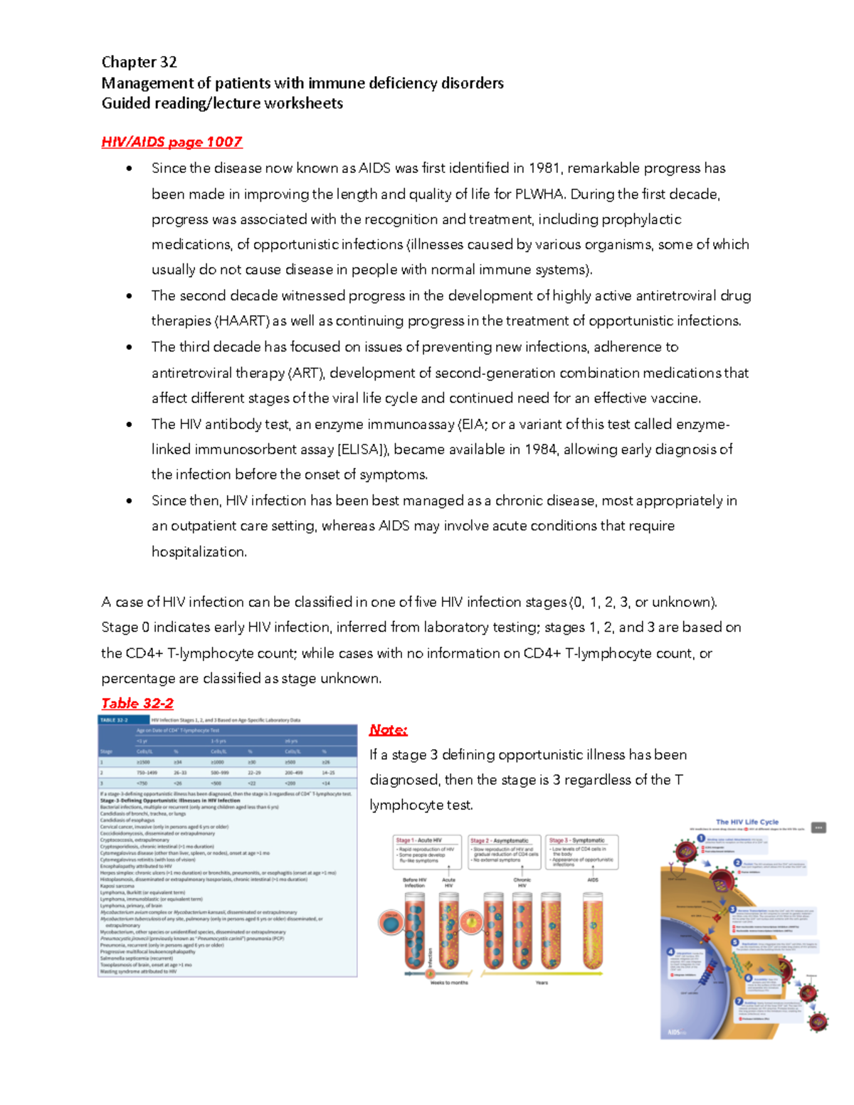 Chapter 32 Management of patients with immune deficiency disorders ...