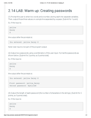 LAB 4.17 - IT 140 Mad Libs Loops - 3/27/24, 7:57 PM Section 4 - IT 140 ...