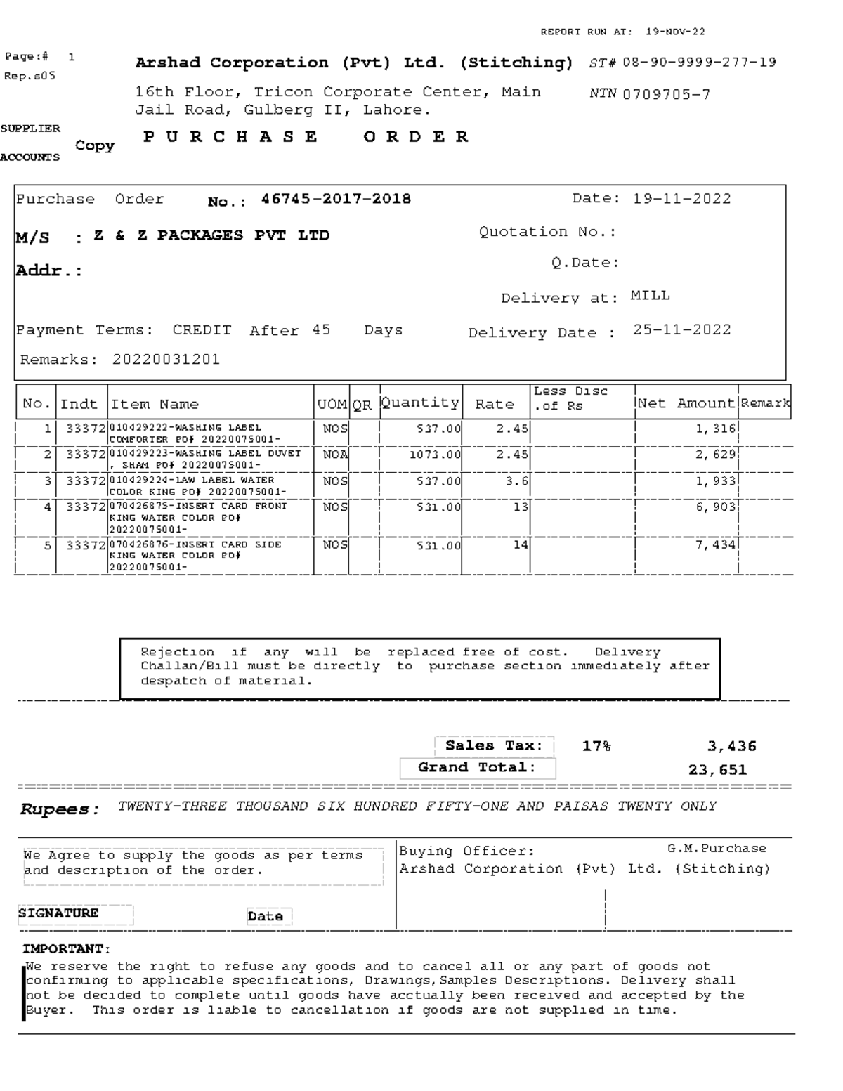 46745-46748 - hags ahaii ahsja ajajaj - 16th Floor, Tricon Corporate ...