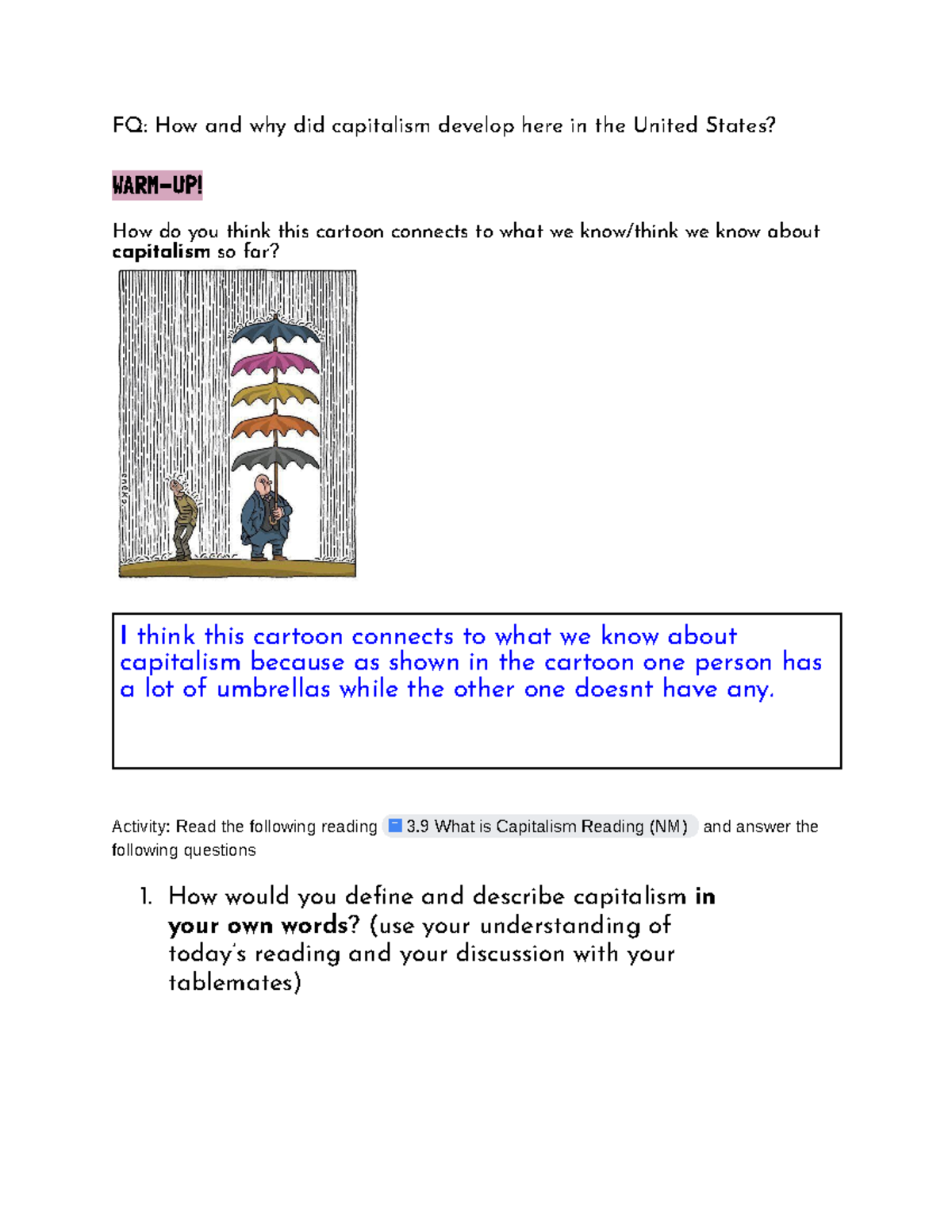 39 Capitalism - 3597660.9 What is Capitalism (NM) - Google Docs - FQ ...