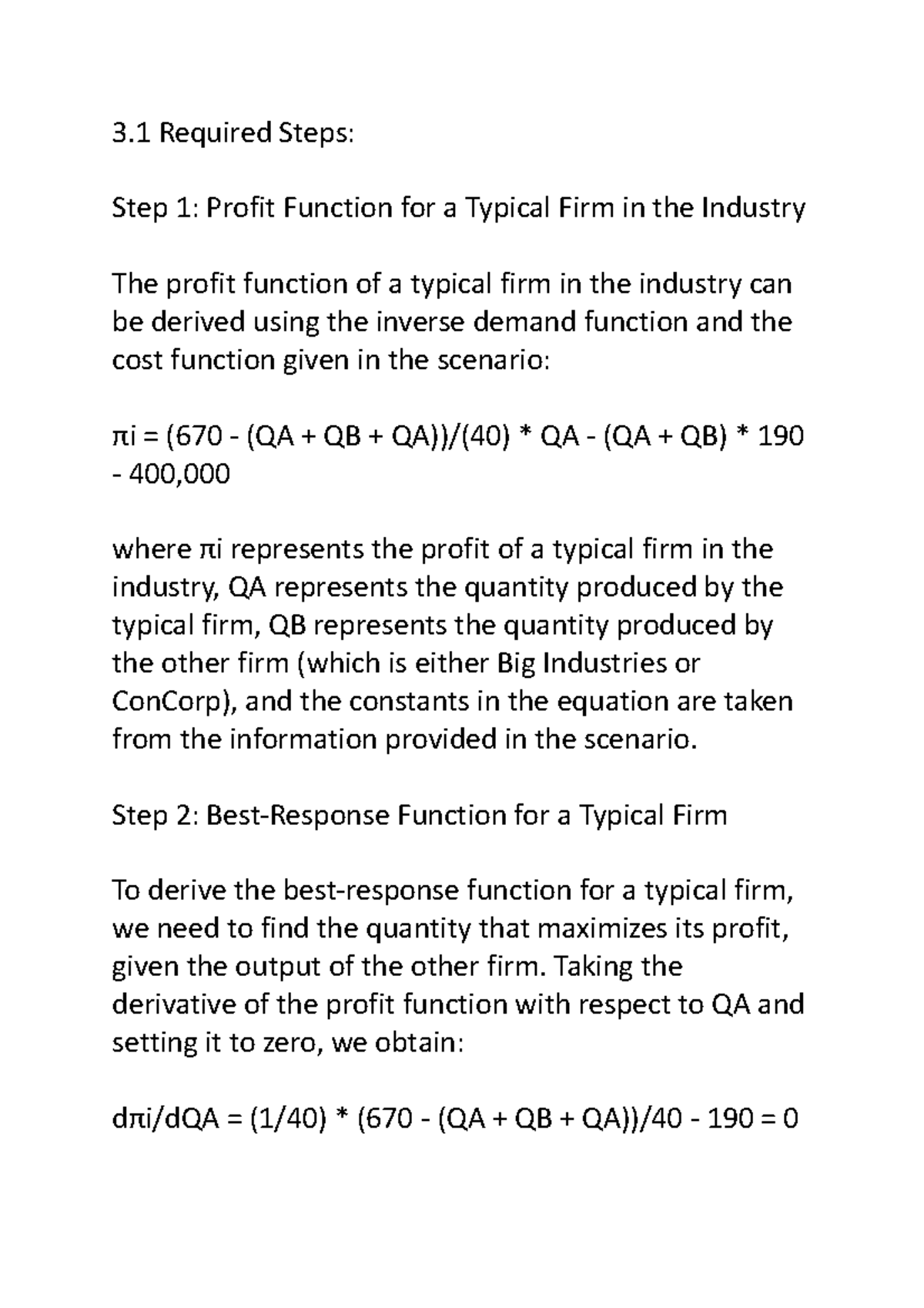 Eco 1 - eco notes for price theory rmit vietnam - 3 Required Steps ...