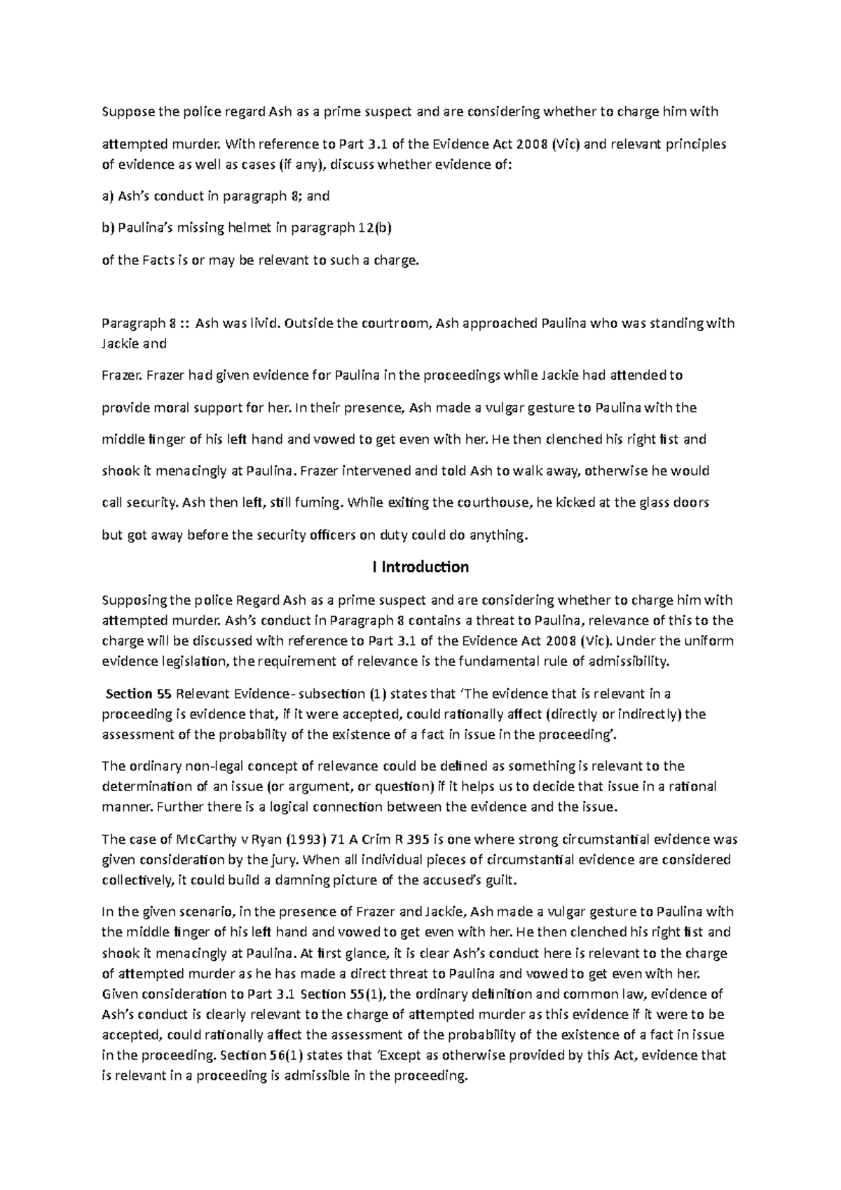 HA el - 4y4yn456 tu4u6 - Suppose the police regard Ash as a prime ...