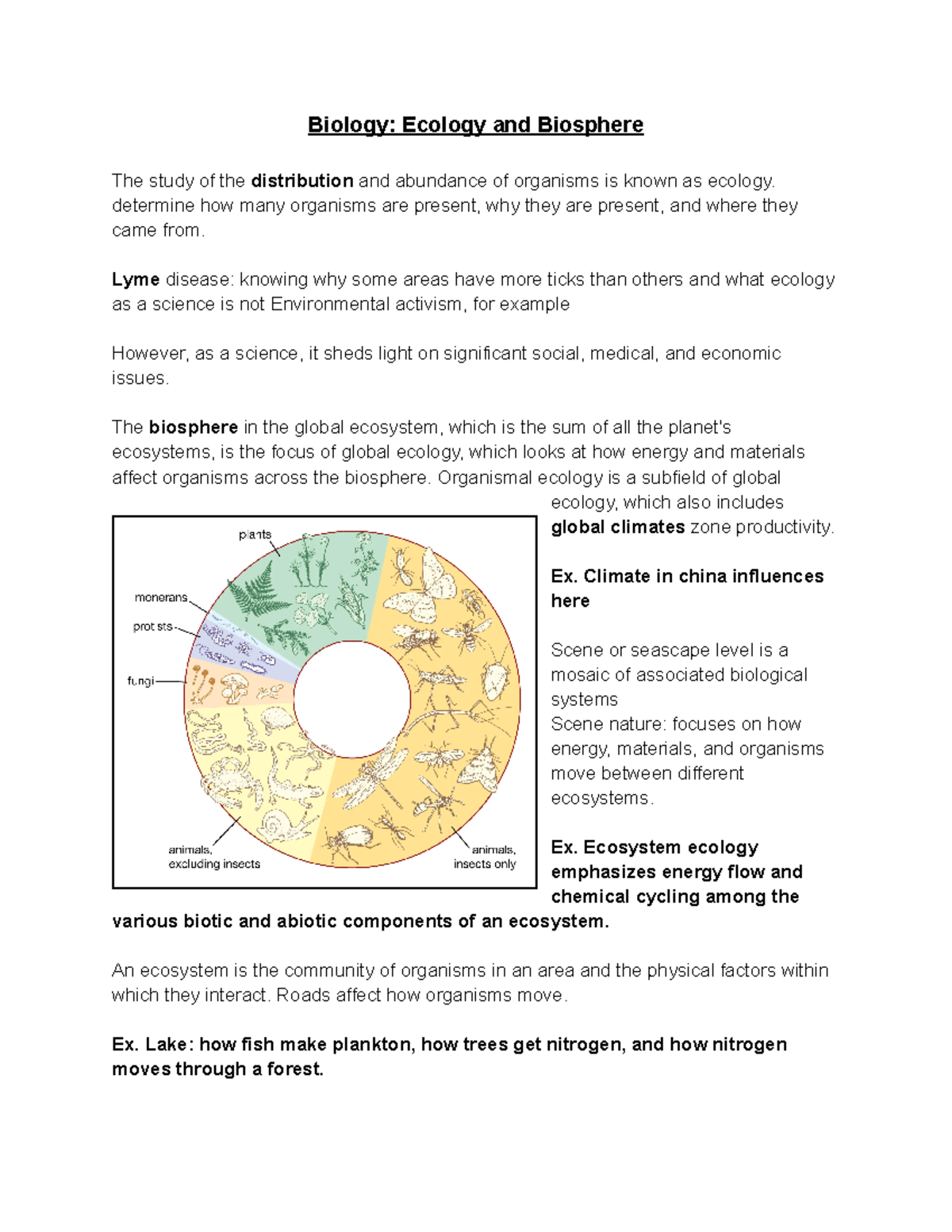 Biology Ecology and Biosphere - determine how many organisms are ...