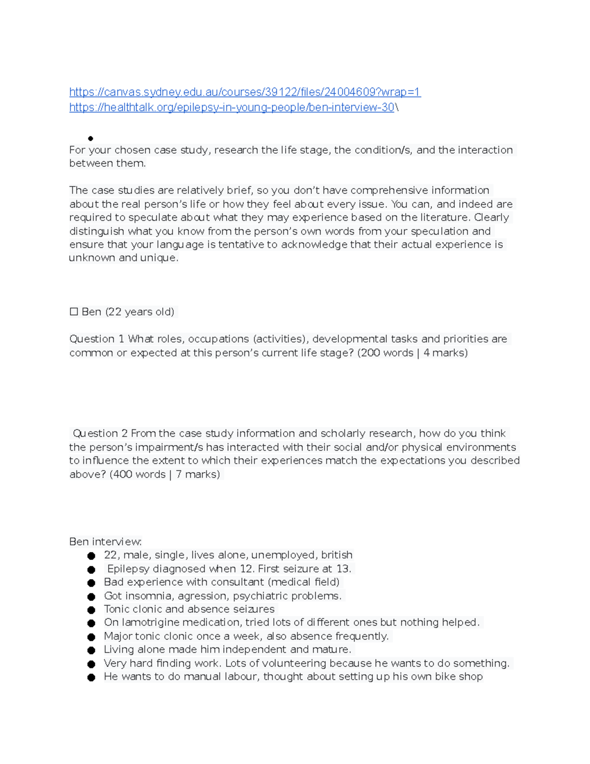 OCCP1101 2k word essay fun ) - canvas.sydney.edu/courses/39122/files/24004609?wrap= - Studocu