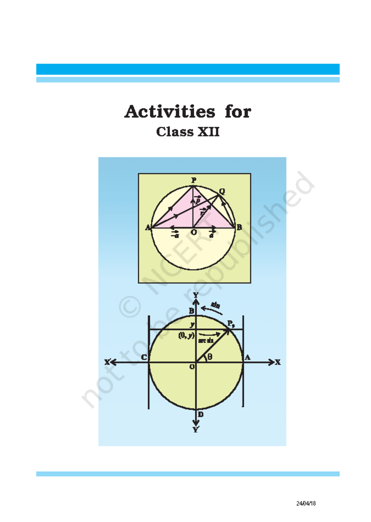 Mathematical Activities 1 10 For Class 12th Activities For Class