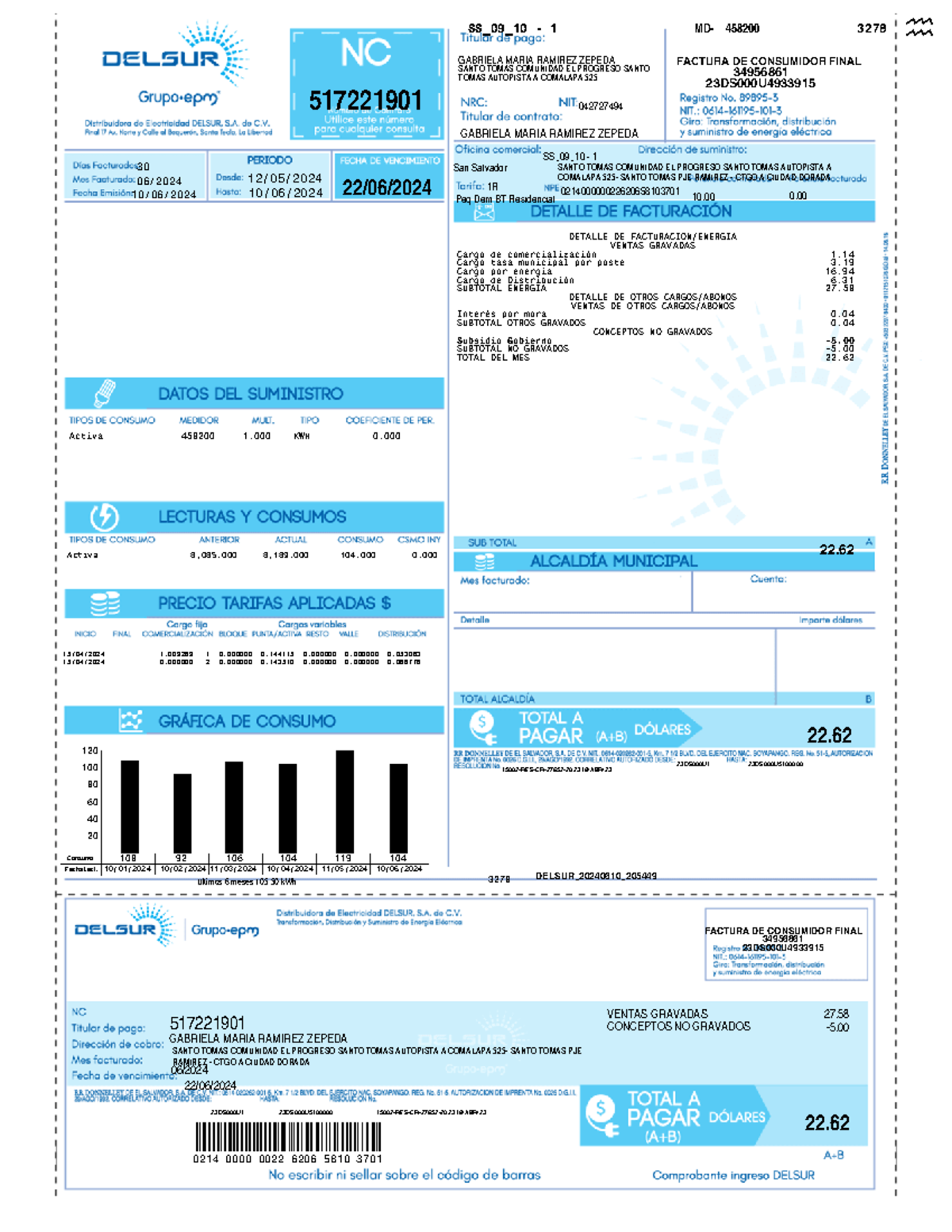 Delsur 517221901 062024 - 23DS000U GABRIELA MARIA RAMIREZ ZEPEDA ...