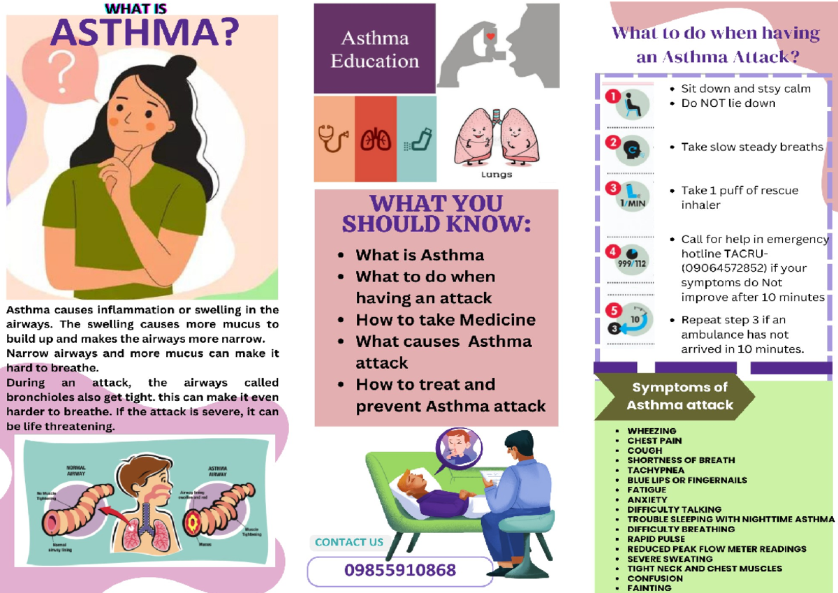 pamphlet ko to - WHAT IS ASTHMA? Asthma What to do when having ...