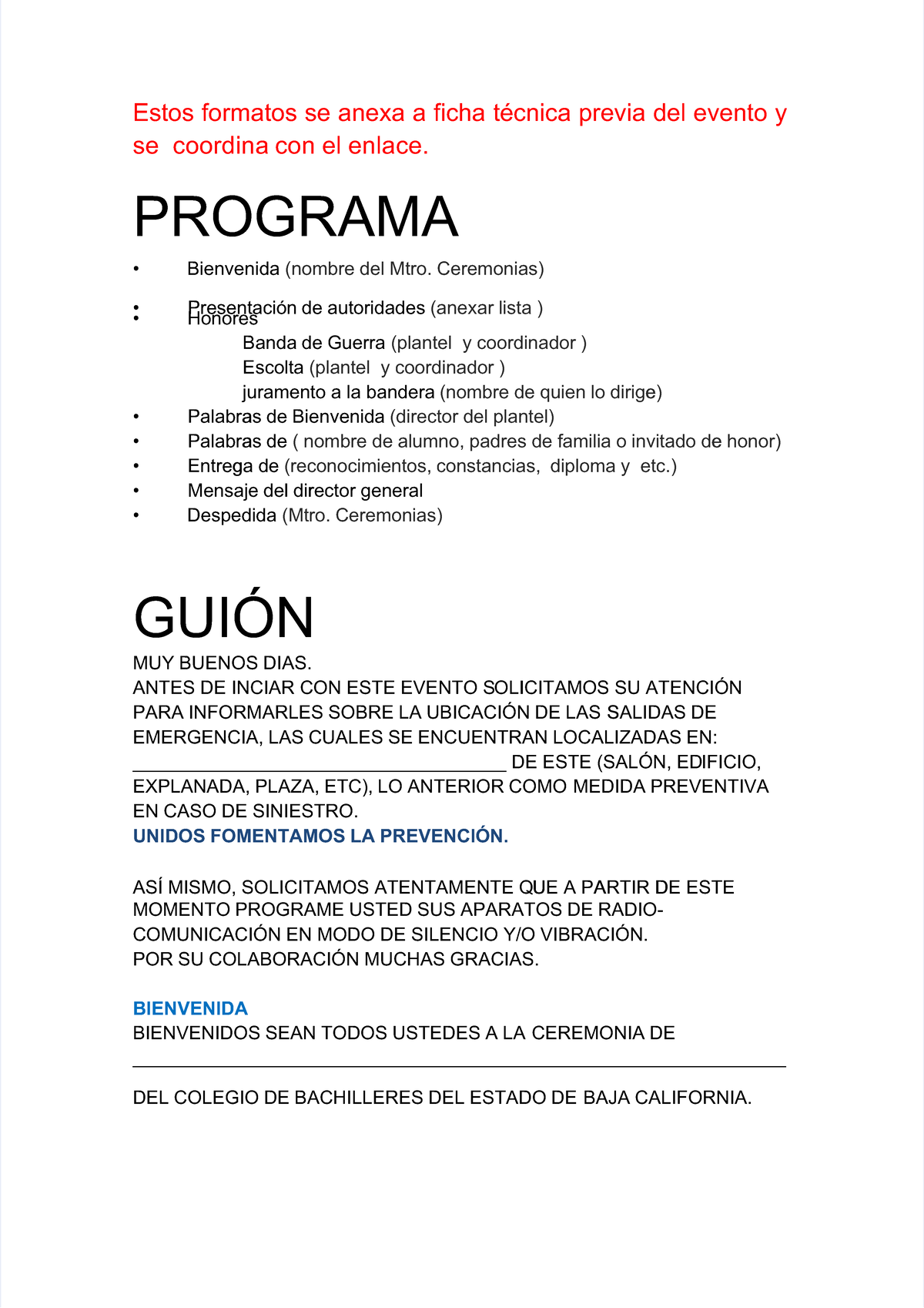 Pdf-programa-guion compress - Estos formatos se anexa a ficha técnica previa del evento yEstos ...