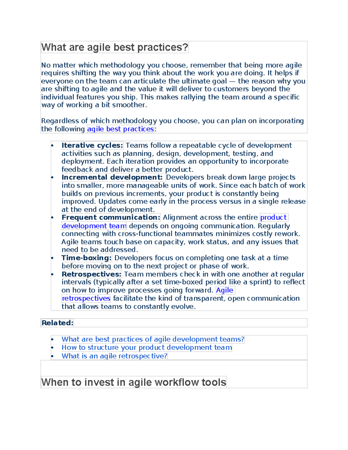 Agile Methodology - What are agile best practices? No matter which ...