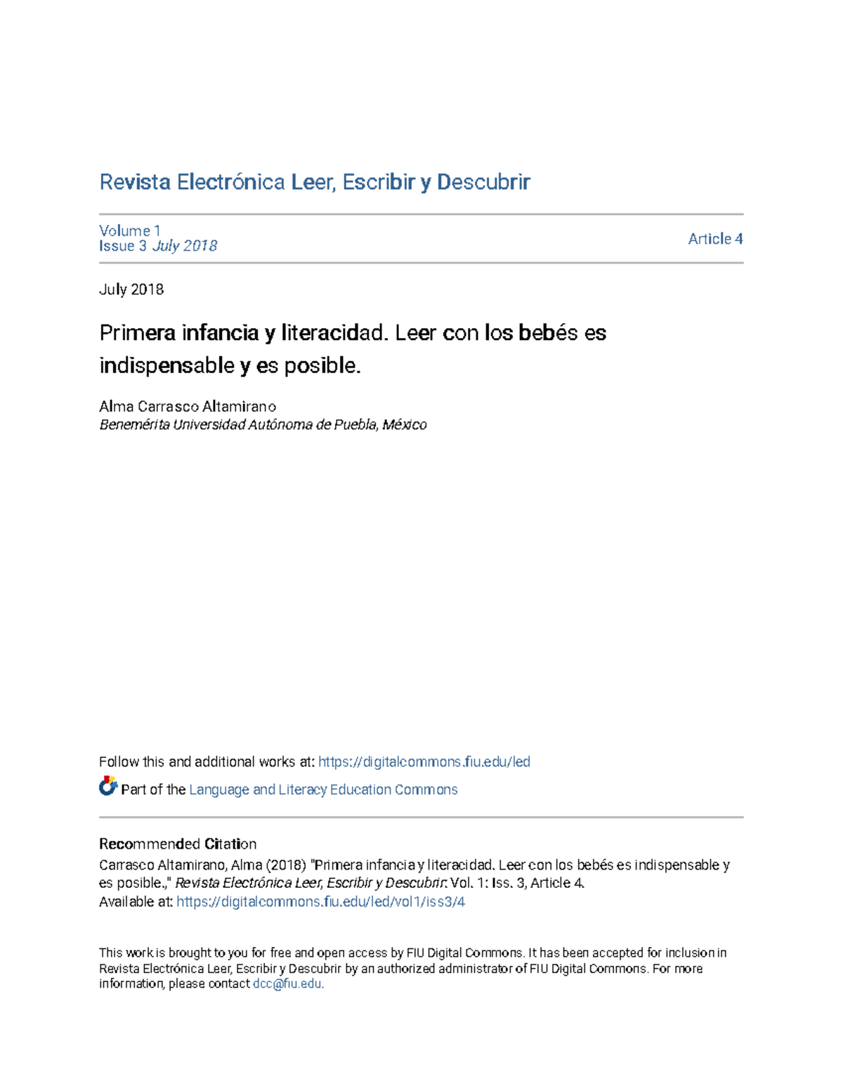 Primera infancia y literacidad - Leer con los bebés esPrimera infancia ...