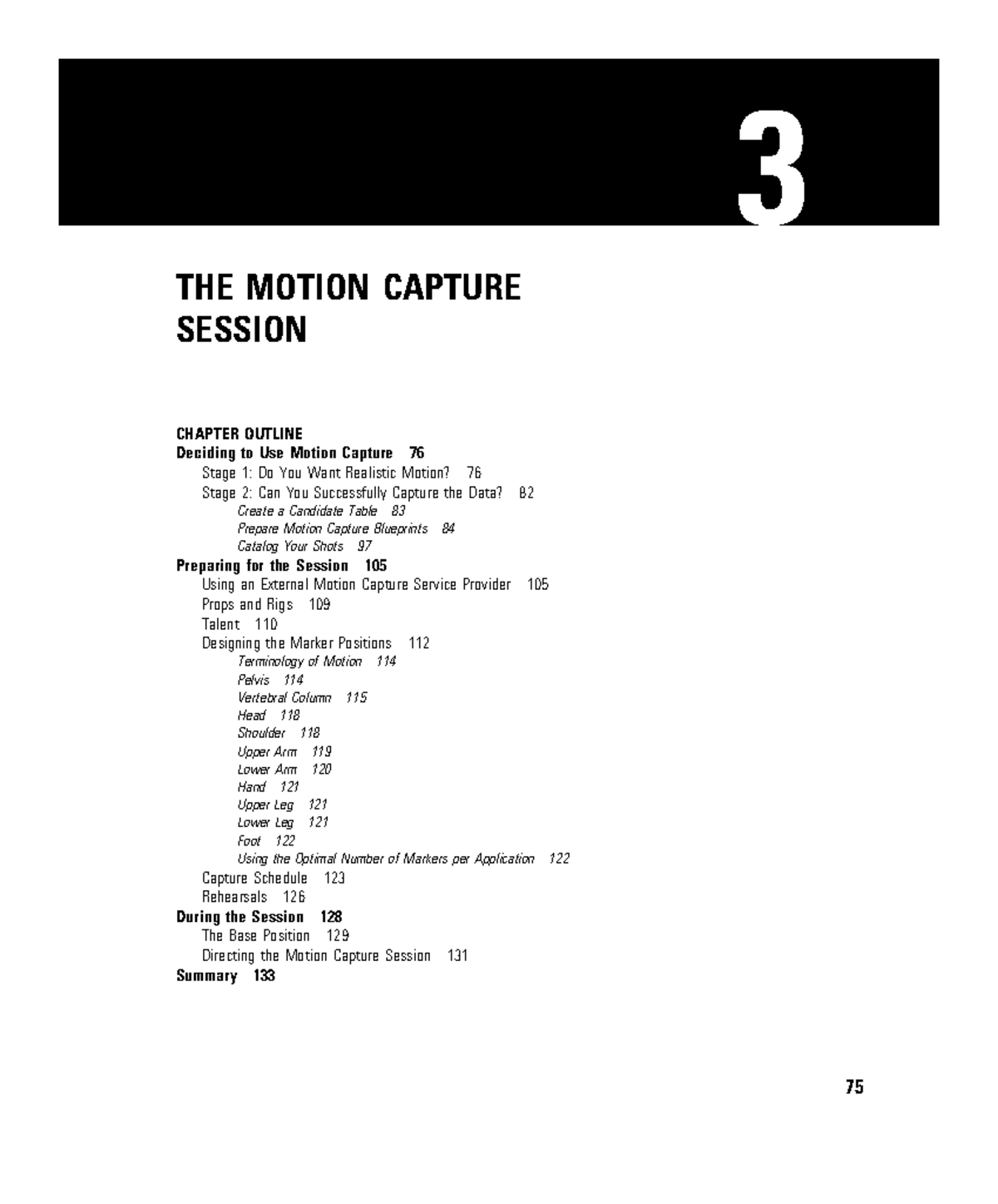 02~Chapter 3 - textbook - THE MOTION CAPTURE SESSION - Deciding to Use ...