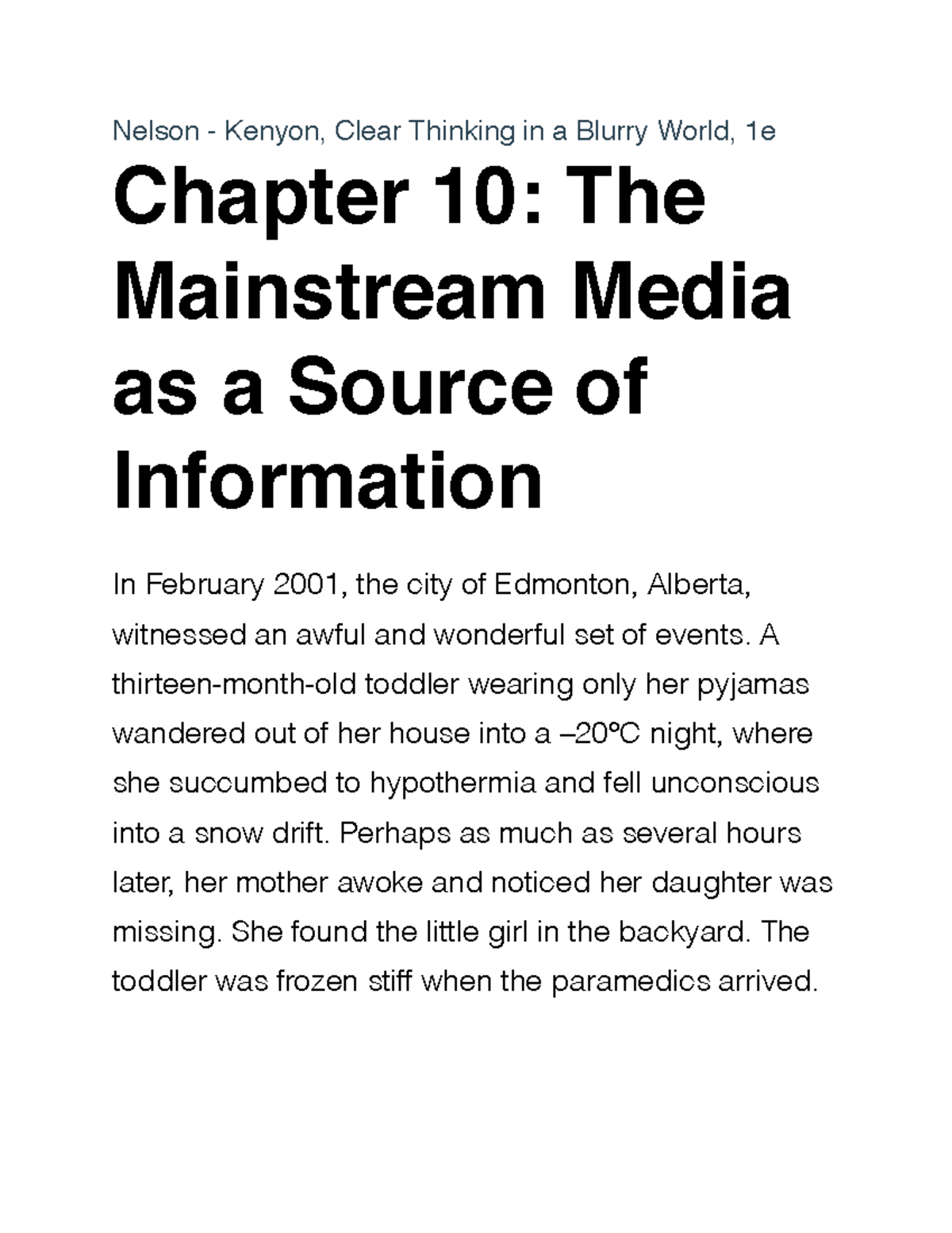 Phil 210 chapter 10 - book notes - PHIL 210 - Concordia - Studocu