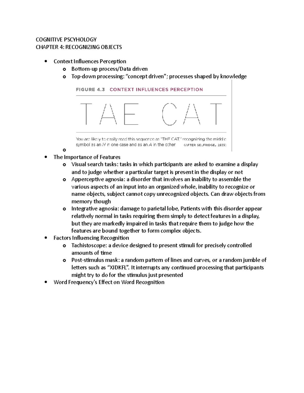 Ch 4 Chapter 4 Outline Cognition Exploring The Science Of The Mind