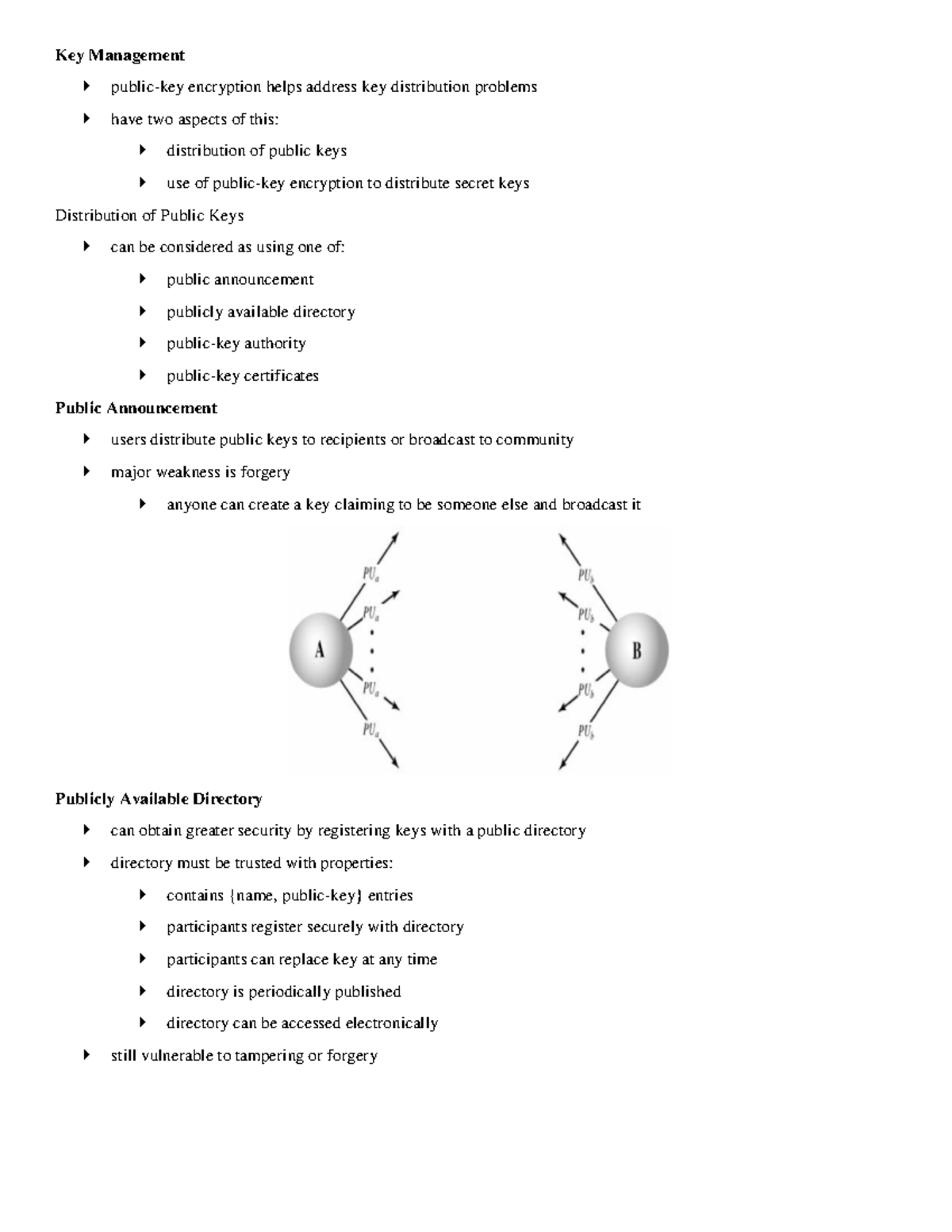 CS module 3 - Lecture note - Key Management public-key encryption helps ...