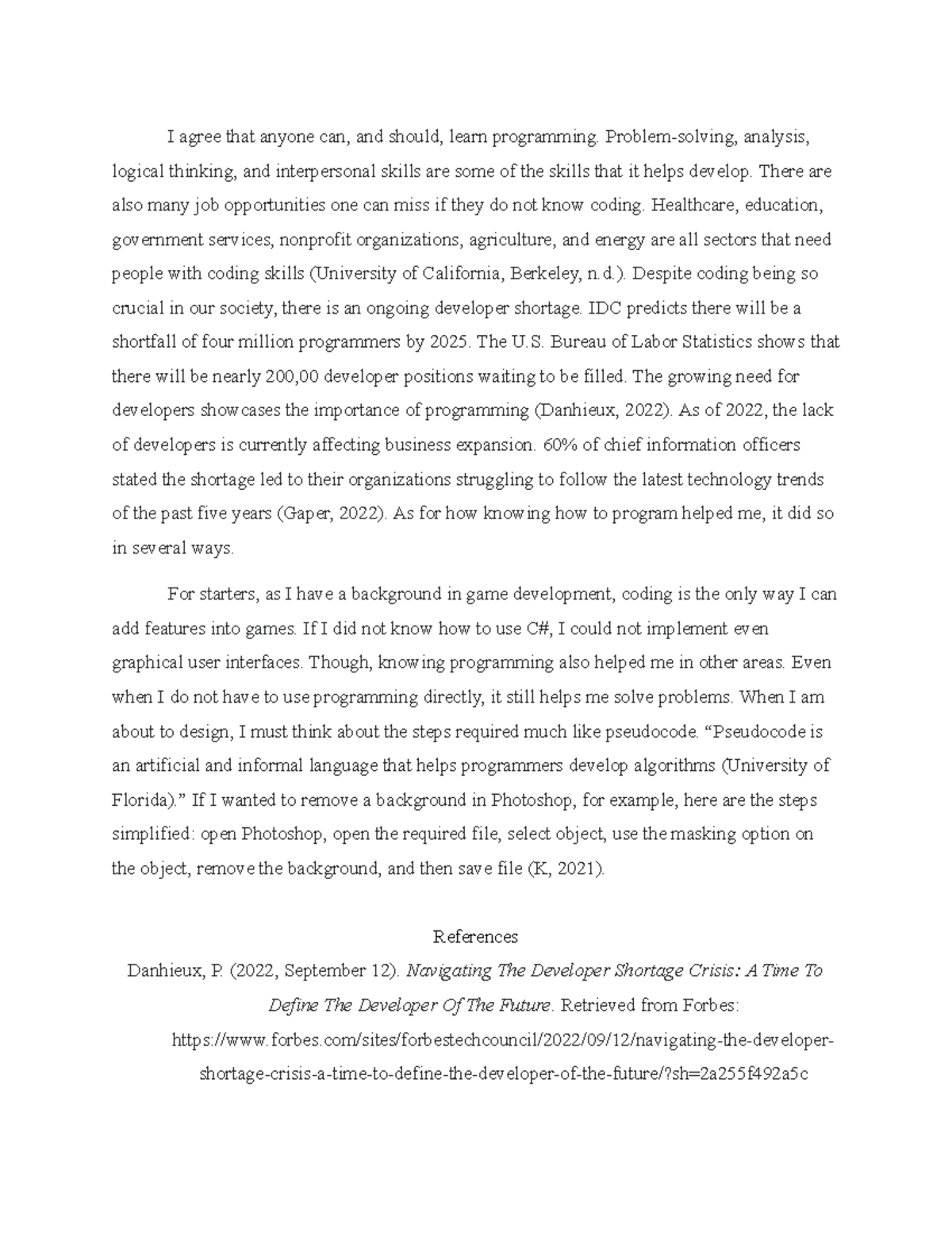 IT 505 Discussion 2-7 - Review - I agree that anyone can, and should ...