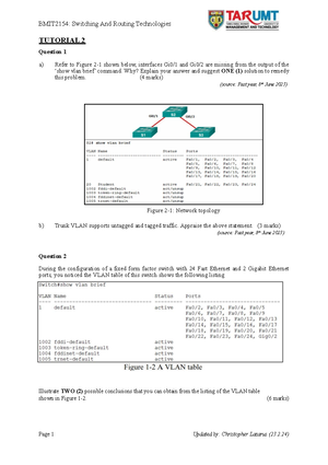 Lab 2 Configure Basic Router Settings - Topology Addressing Table Device Interface IP Address ...