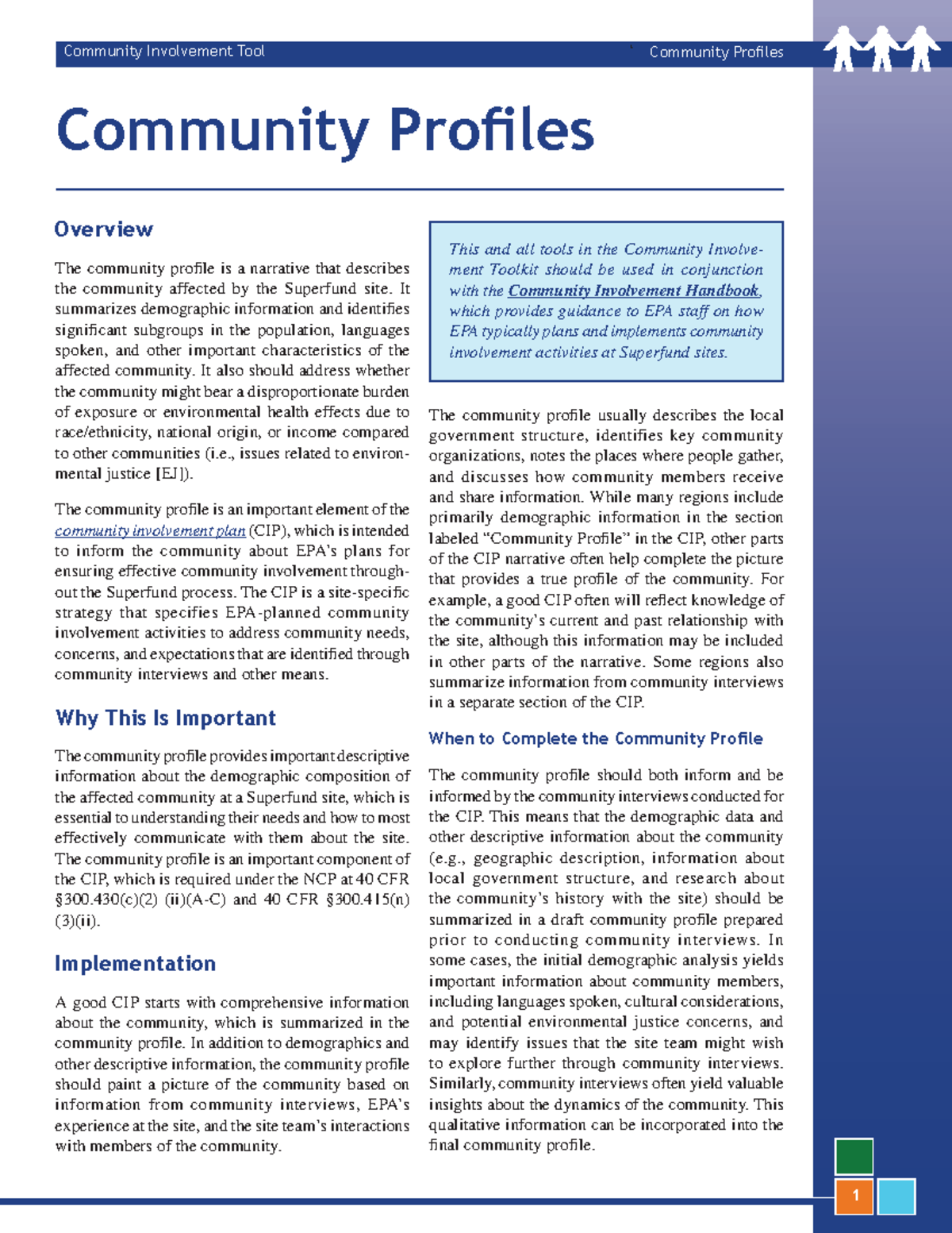 100001429 - wala na - Community Involvement Tool Community Profiles Community Profiles Overview ...