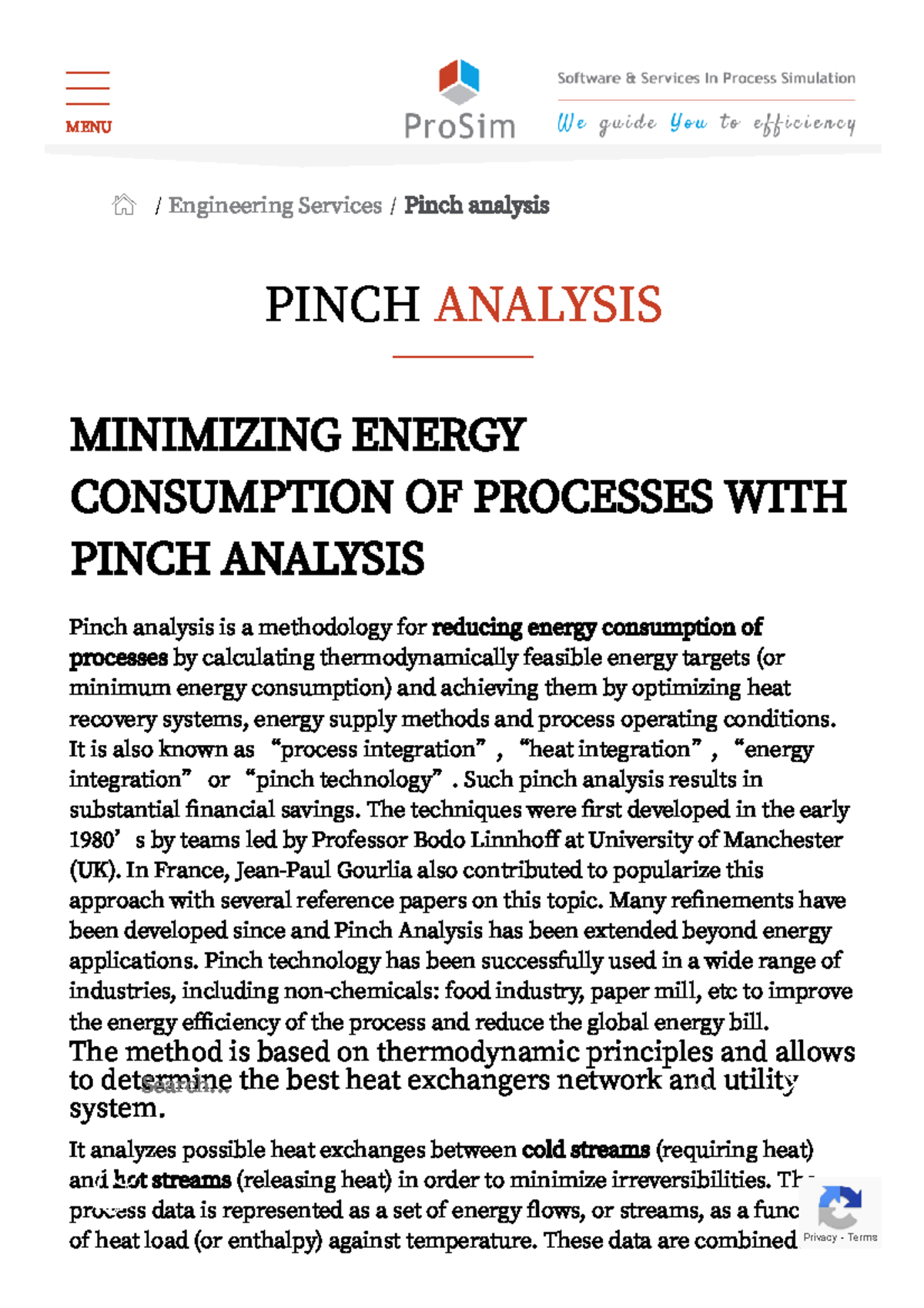 Pinch Analysis Pro Sim 1636944279404 - MINIMIZING ENERGY CONSUMPTION OF ...