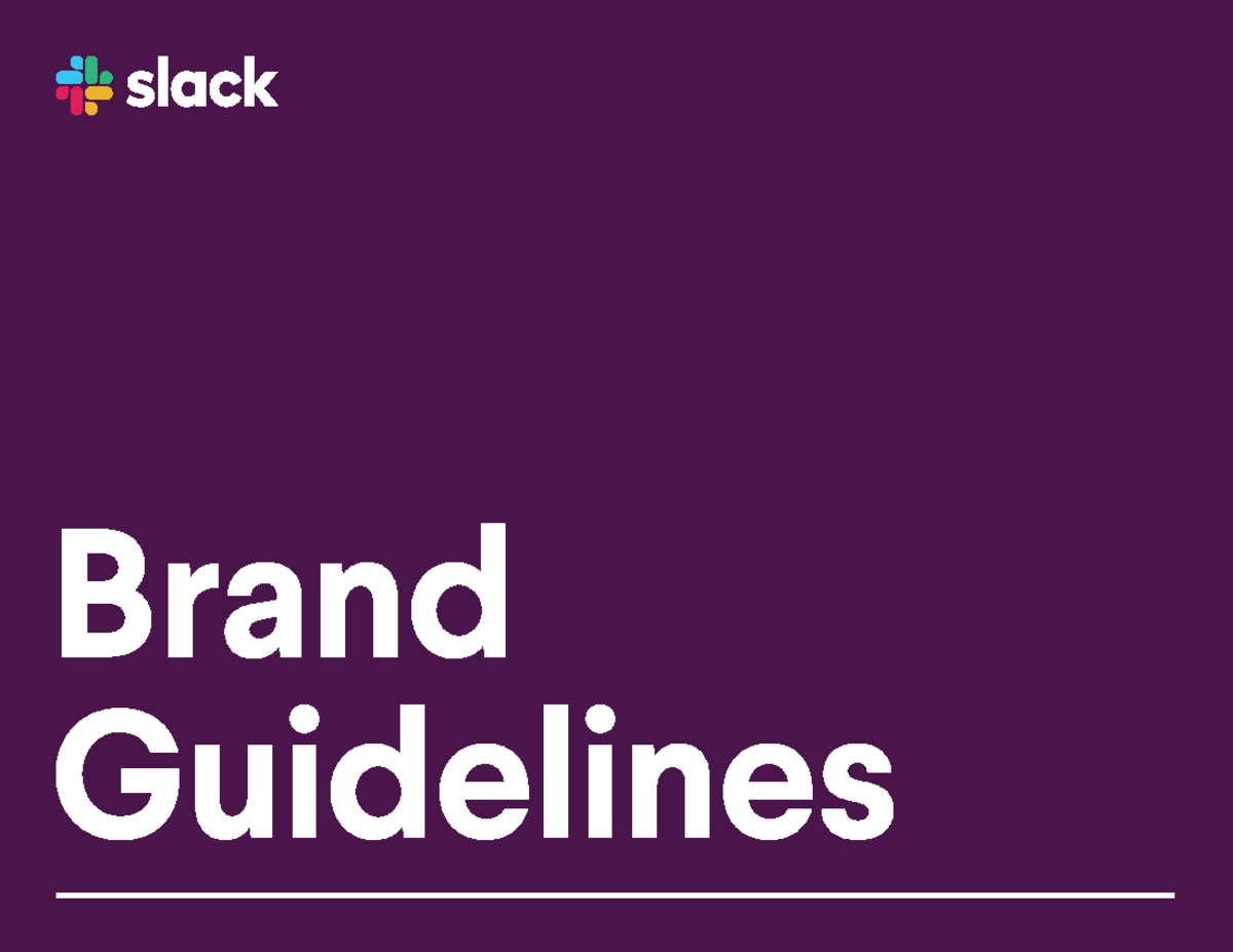 Slack-Brand-Guidelines - Logo Basics Our Logo 4 Slack Brand Guidelines ...