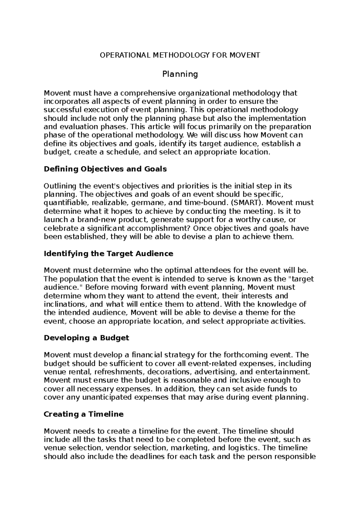 OPERATIONAL METHODOLOGY FOR MOVENT.docx - OPERATIONAL METHODOLOGY FOR ...