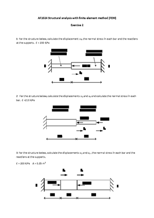Exercise 3 - Part 3 - AF1024 Structural analysis with finite element ...