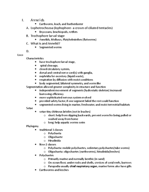 Ch 44 osmoregulation, excretion - BIOL 1B - Studocu