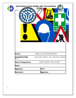 WEEK 3 - Daily Lesson Log for SMAW 9 - GRADE 1 to 12 DAILY LESSON LOG ...
