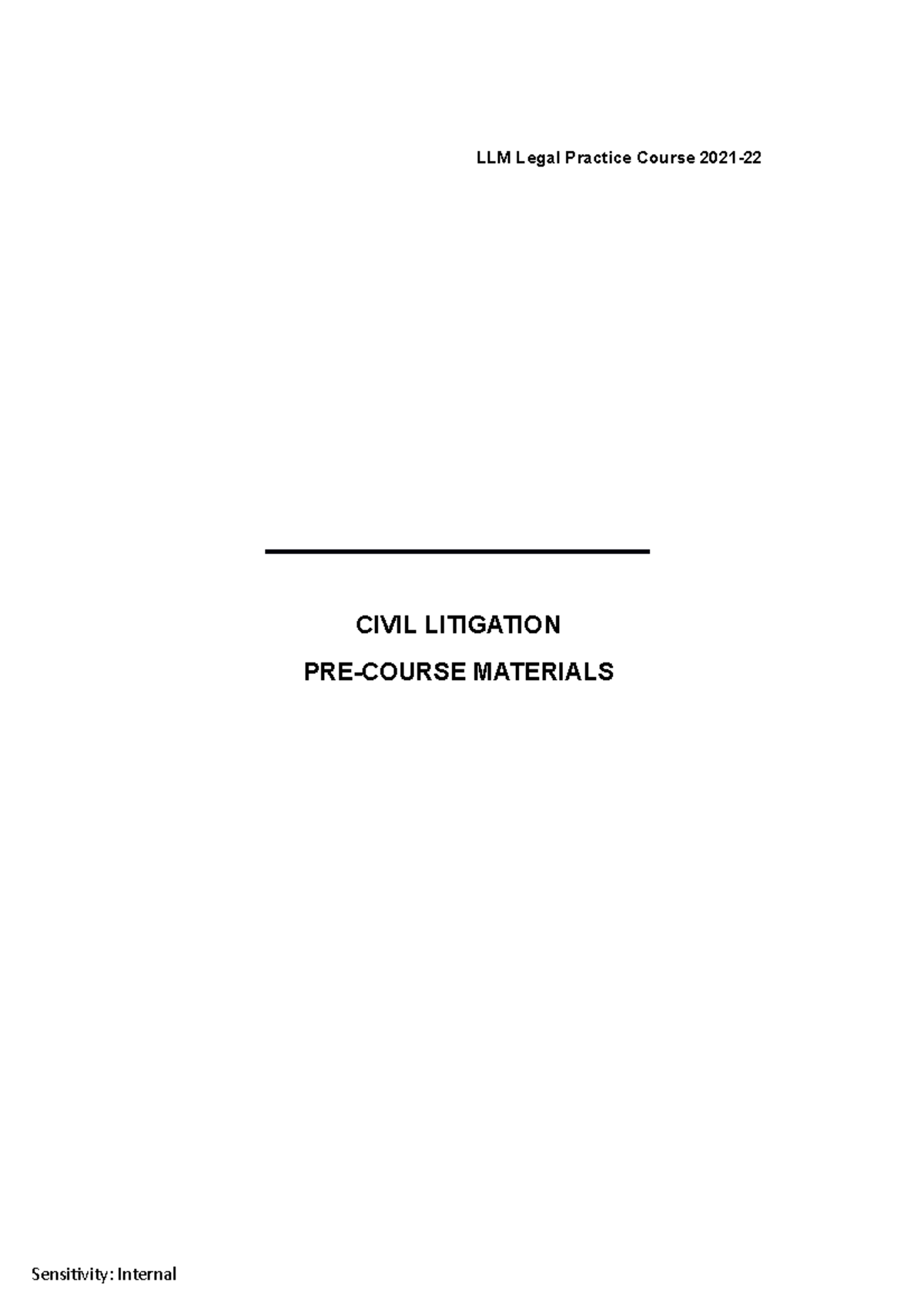 Civ Lit Pre Course Materials 2021 Part 36 consequences table - 6AG504 ...