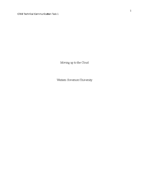 C456 Task 2 Final essay - C456 - WGU - Studocu