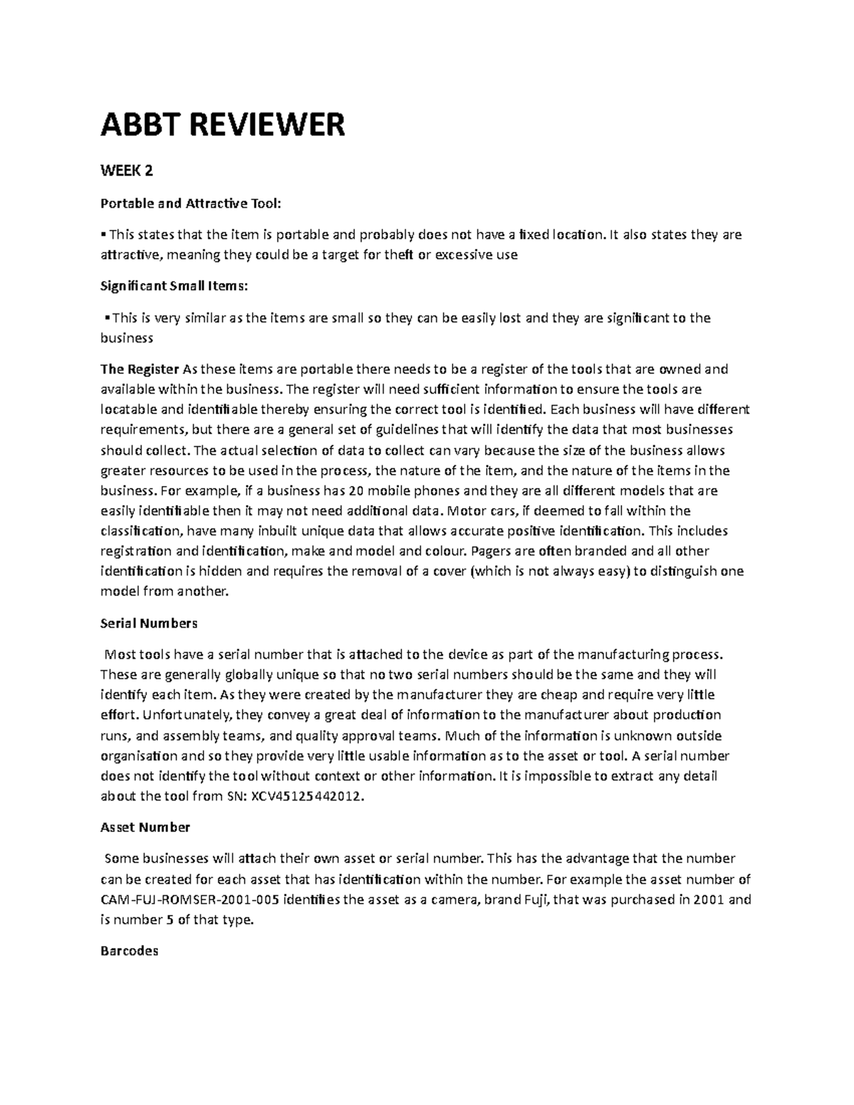 ABBT Reviewer - ABBT REVIEWER WEEK 2 Portable and Attractive Tool: This ...