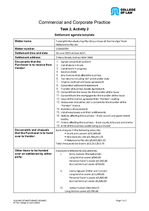 CCP - Oral Assessment Notes - Oral Assessment – CCP Task 1. How many ...