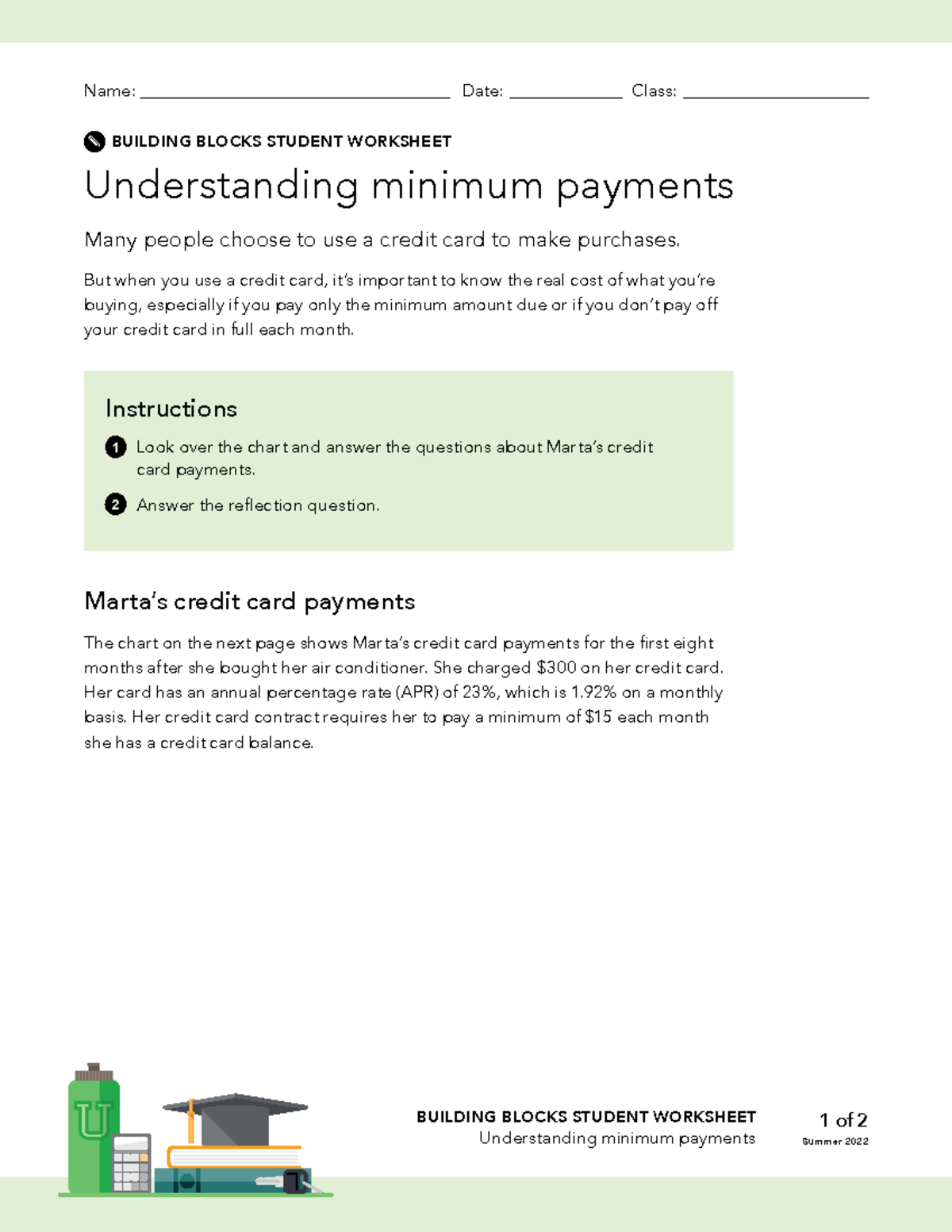 Cfpb building block activities understanding-minimum-payments worksheet ...