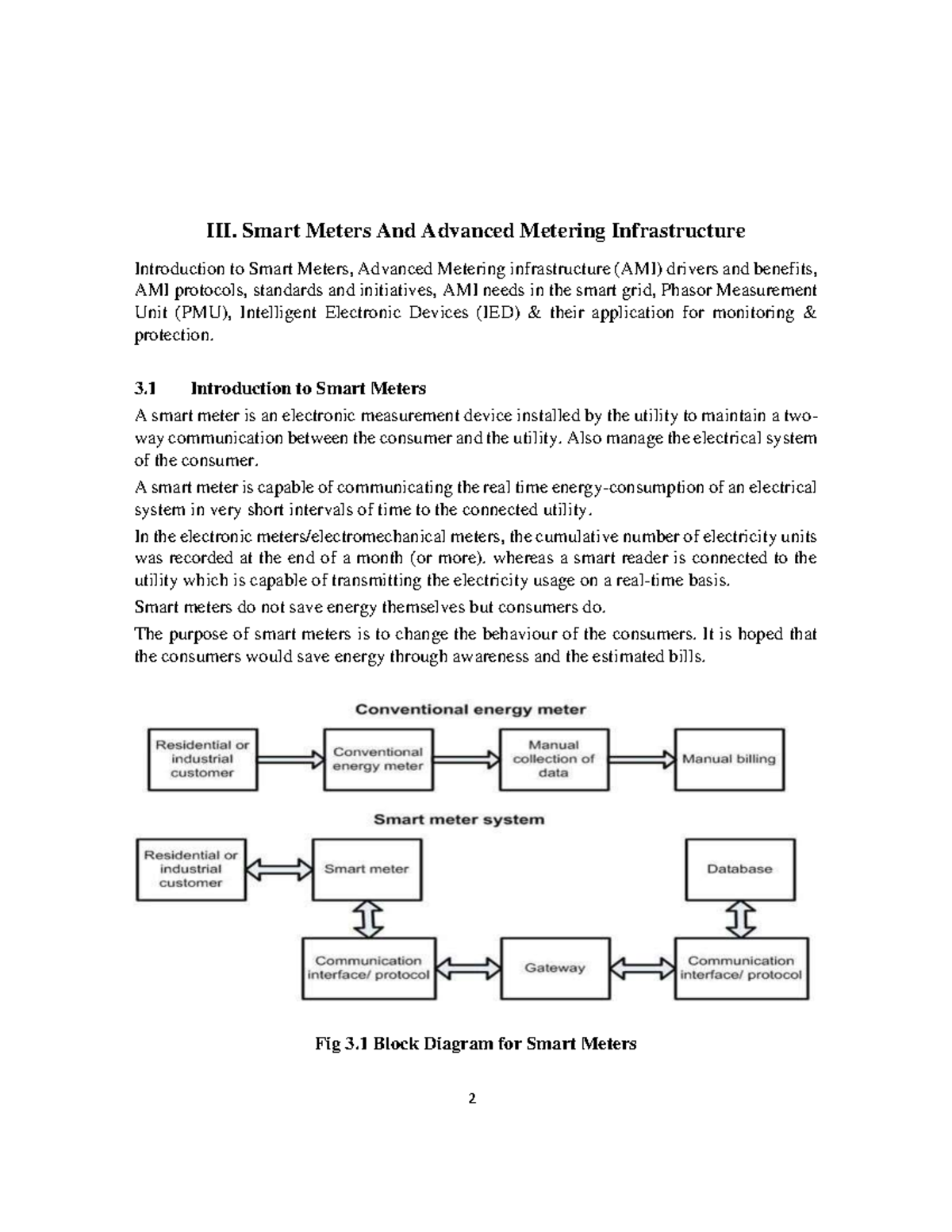 Smart Meters And Advanced Metering Infrastructure - III. Smart Meters ...