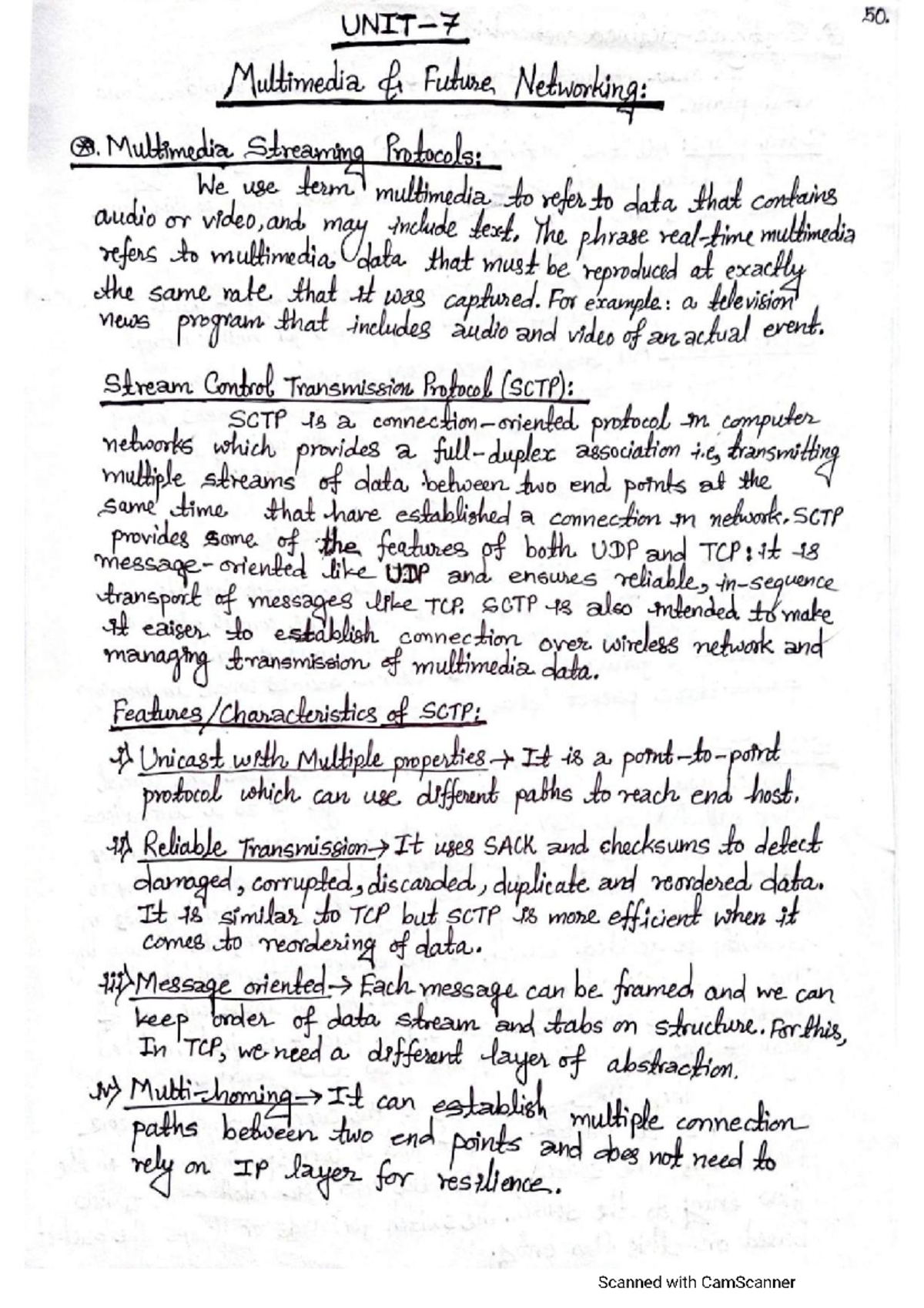 CN-Unit-7 - Computer Networks Note - Studocu