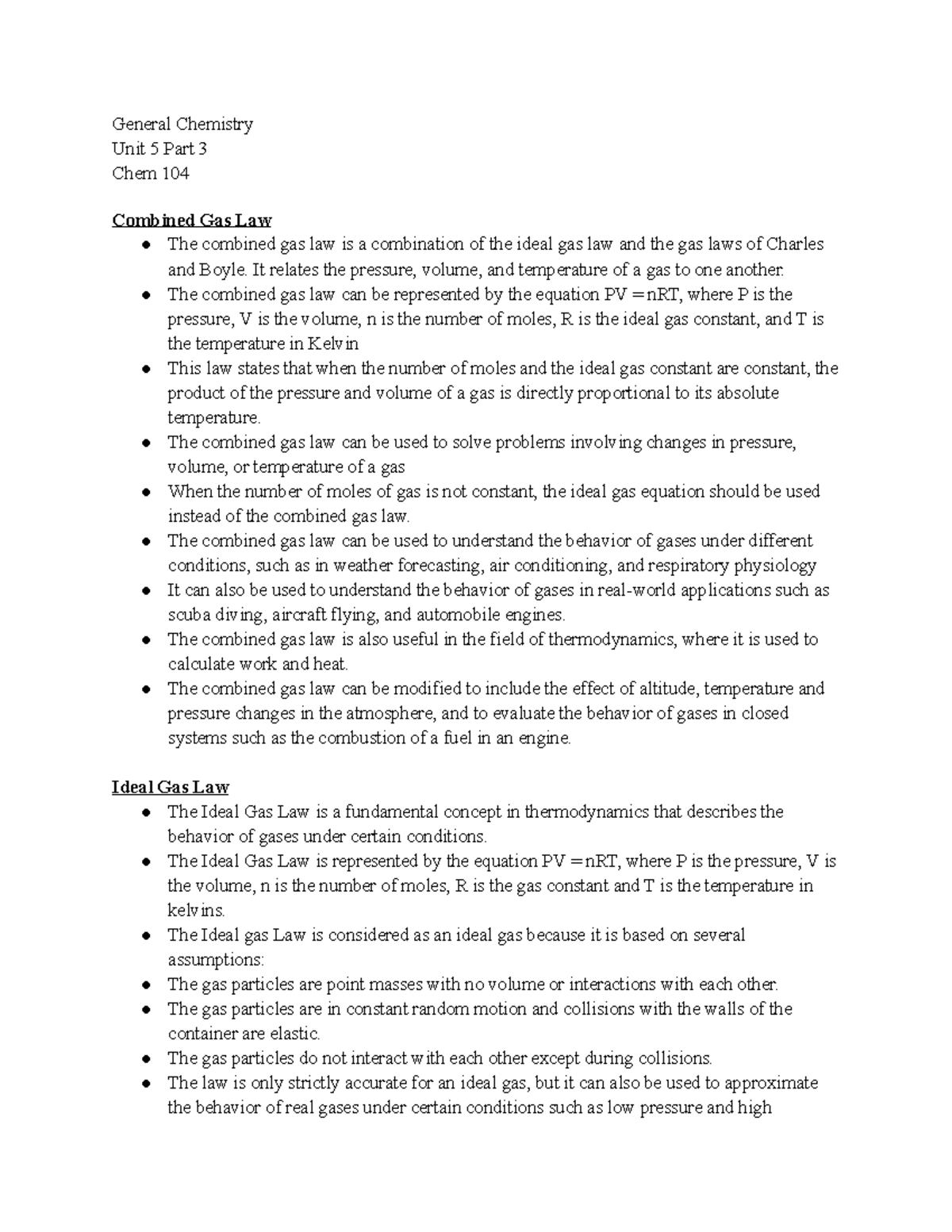 Unit 5 Part 3 Chem 104 notes - Benjamin Turnpenny - General Chemistry ...