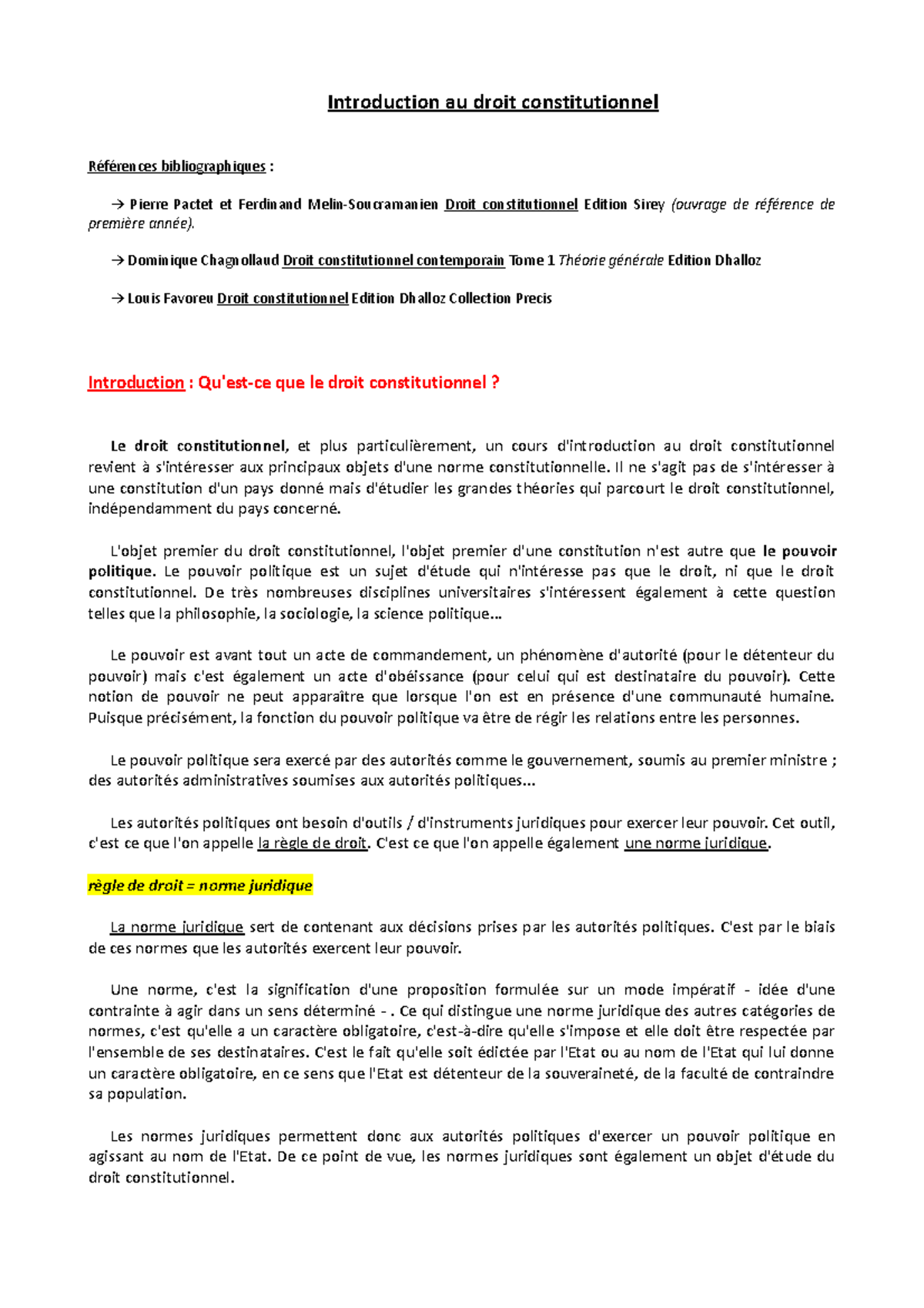 Introduction au droit constitutionnel - Warning: TT: undefined function: 32 Introduction au ...
