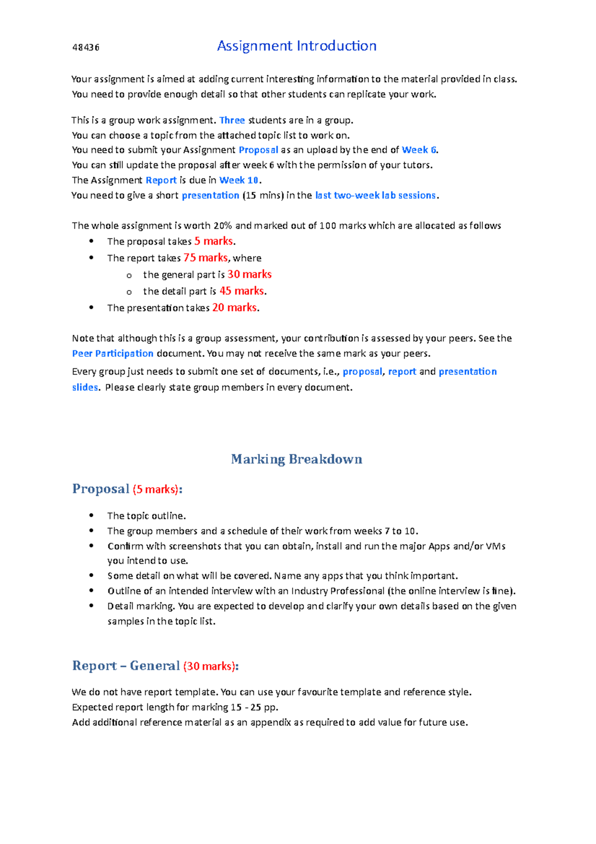 Assignment Introduction - You need to provide enough detail so that ...