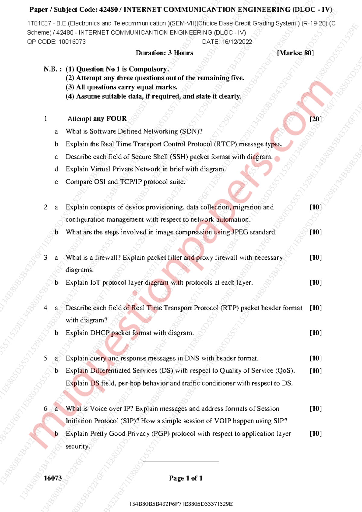 Be electronics-and-telecommunication semester-7 2022 december - Studocu