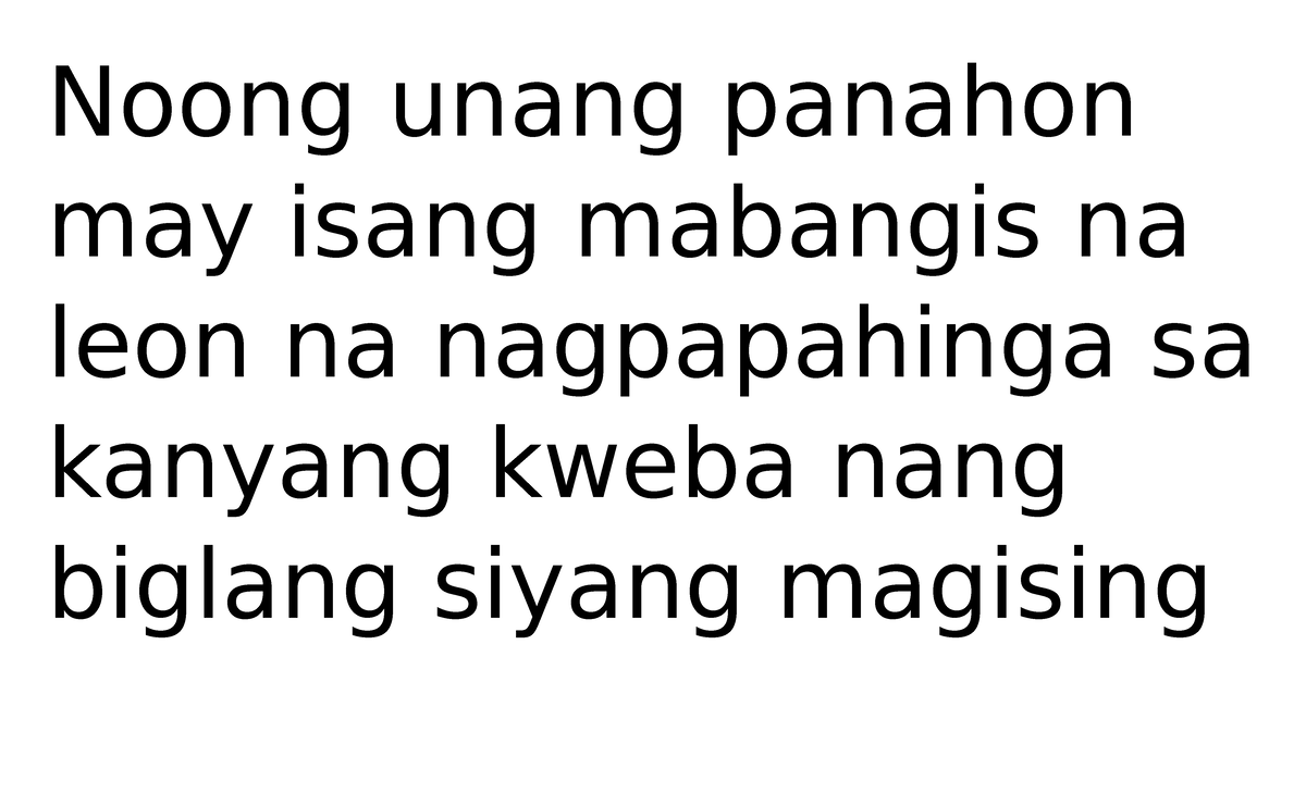 DAGA - A story of mouse - Noong unang panahon may isang mabangis na ...