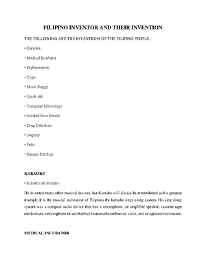 12 Filipino Inventions of All Times STS - It was found by Aling Tentay ...