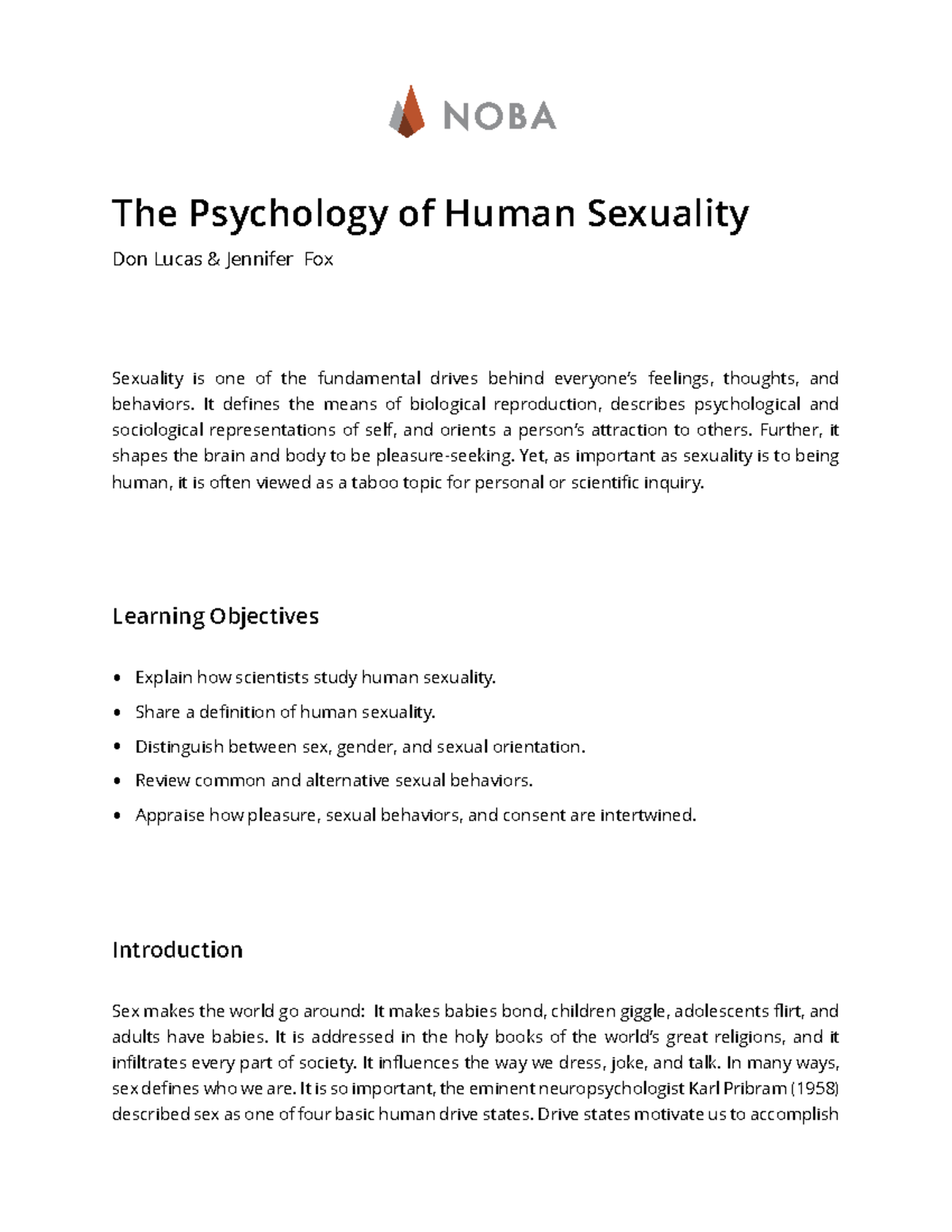 The+Psychology+of+Human+Sexuality - N O B A The Psychology of Human ...