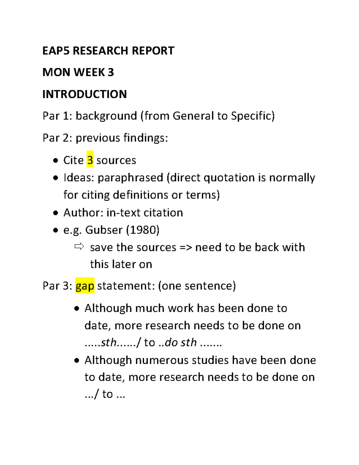 EAP5 Research Report Introduction - EAP5 RESEARCH REPORT MON WEEK 3 ...