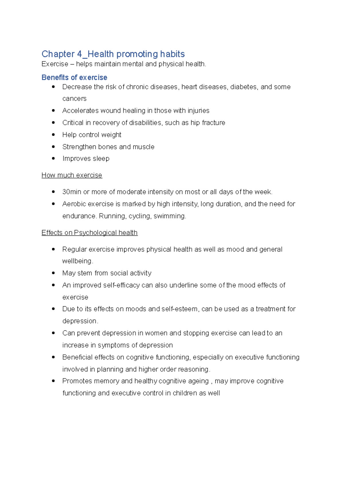 Chapter 4 - Summary People and their environment 112 - Chapter 4_Health ...